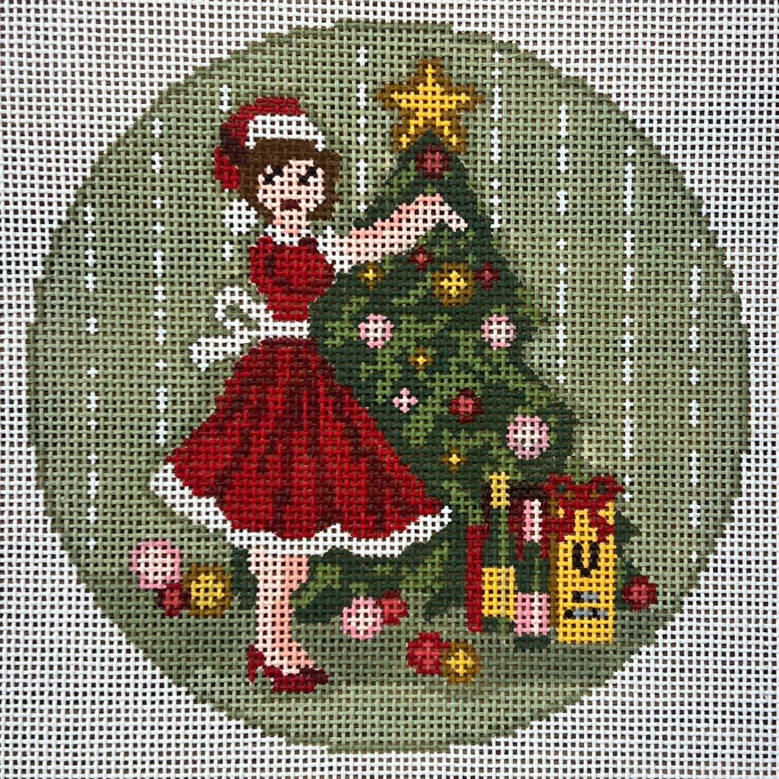 Betty Loves Bubbles #5 (Trimming Tree) – The Needlepoint Clubhouse