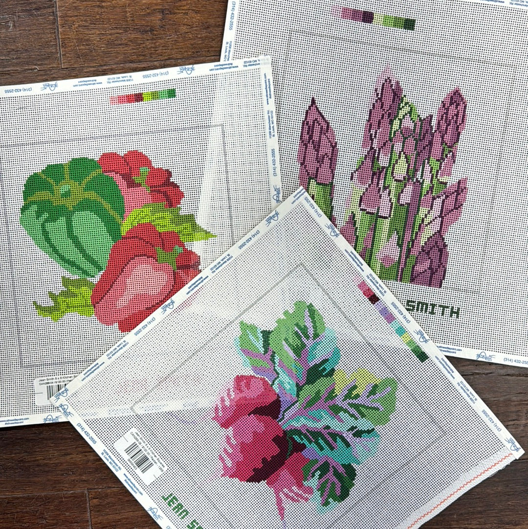 Jean Smith 8 x 8 Kitchen Squares – The Needlepoint Clubhouse