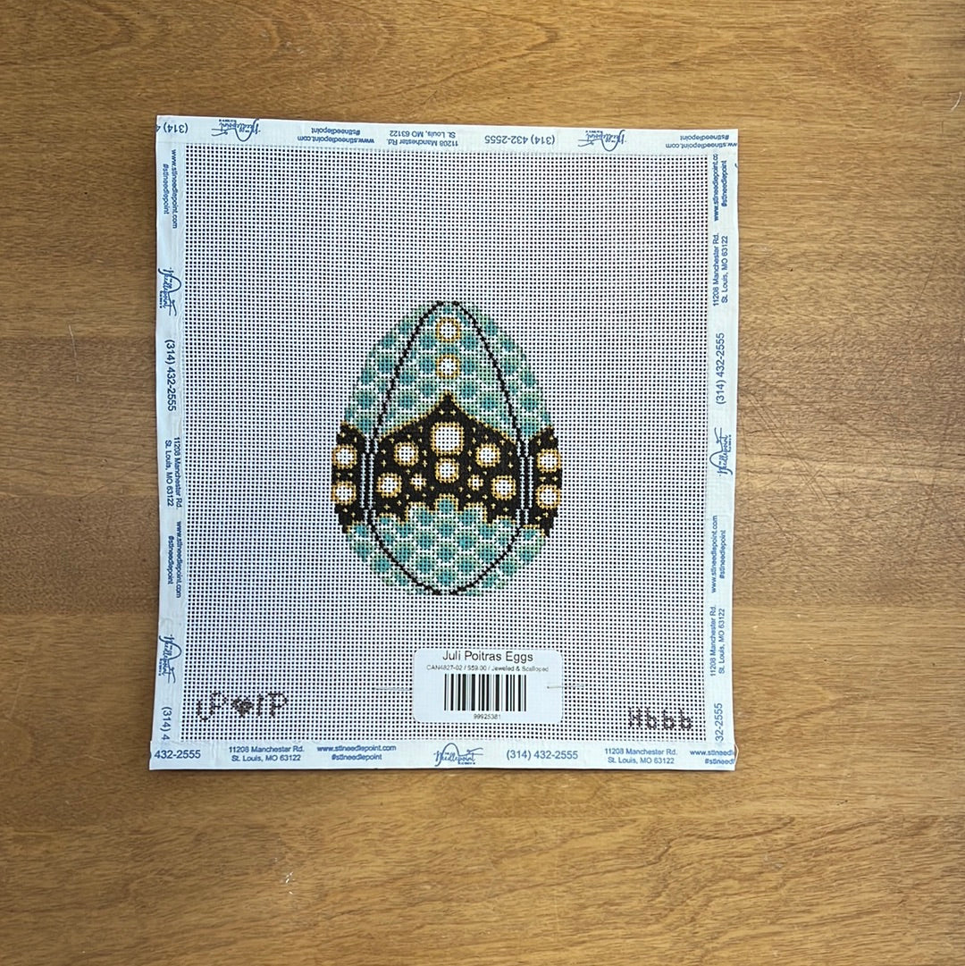 Juli Poitras Eggs – The Needlepoint Clubhouse