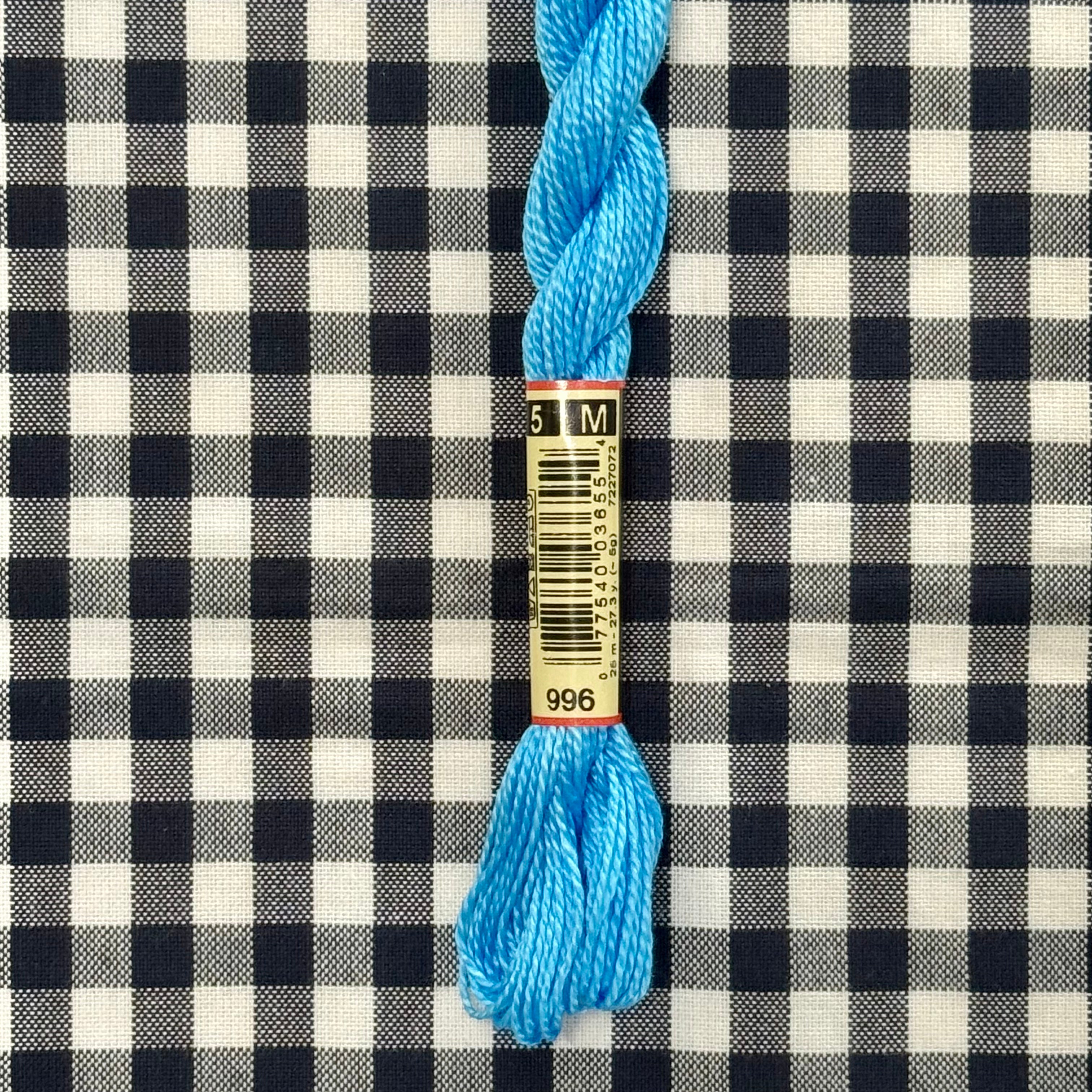 996 Medium Electric Blue | DMC Pearl Cotton 5 – The Needlepoint Clubhouse