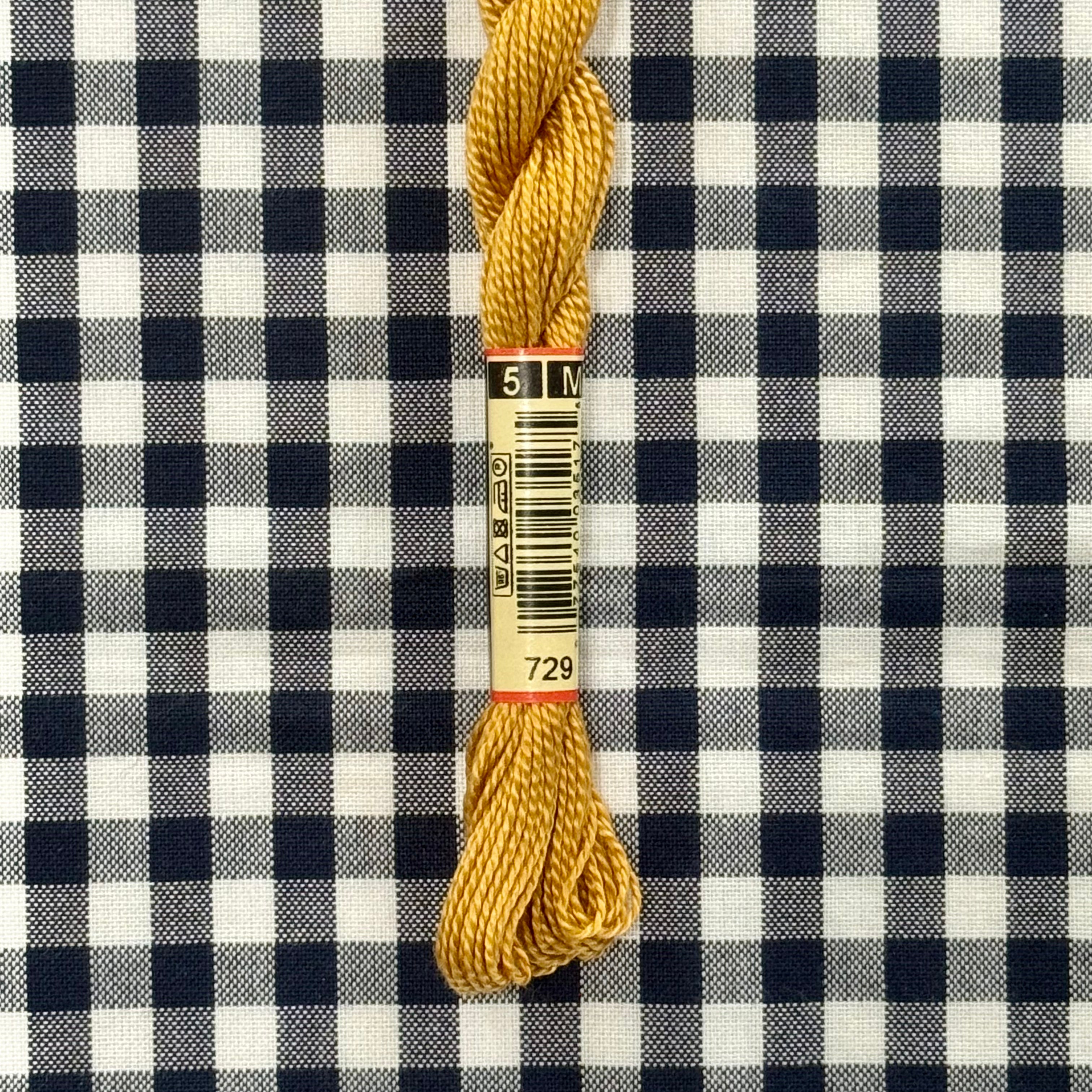 729 Medium Old Gold | DMC Pearl Cotton 5 – The Needlepoint Clubhouse