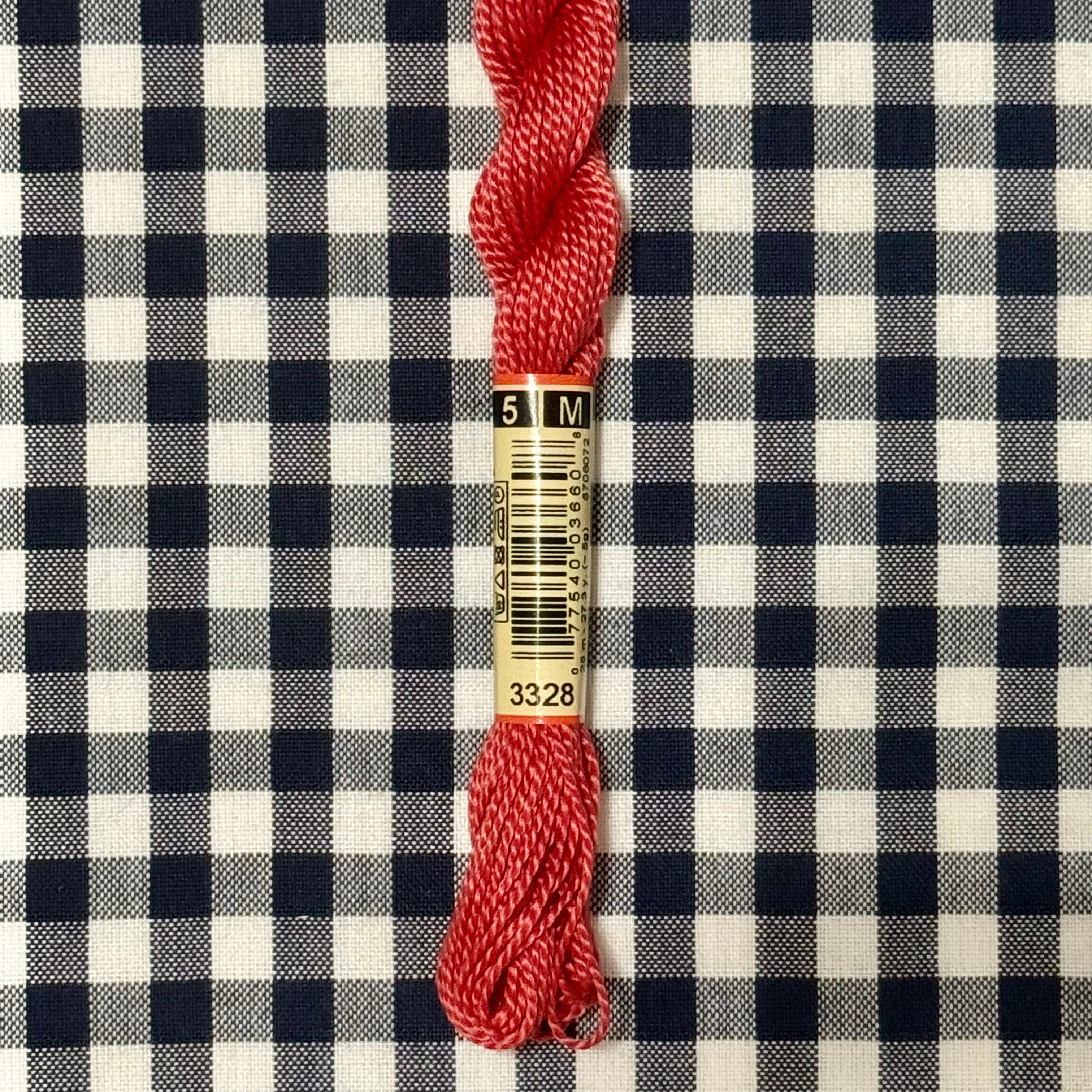 3328 Dark Salmon | DMC Pearl Cotton 5 – The Needlepoint Clubhouse