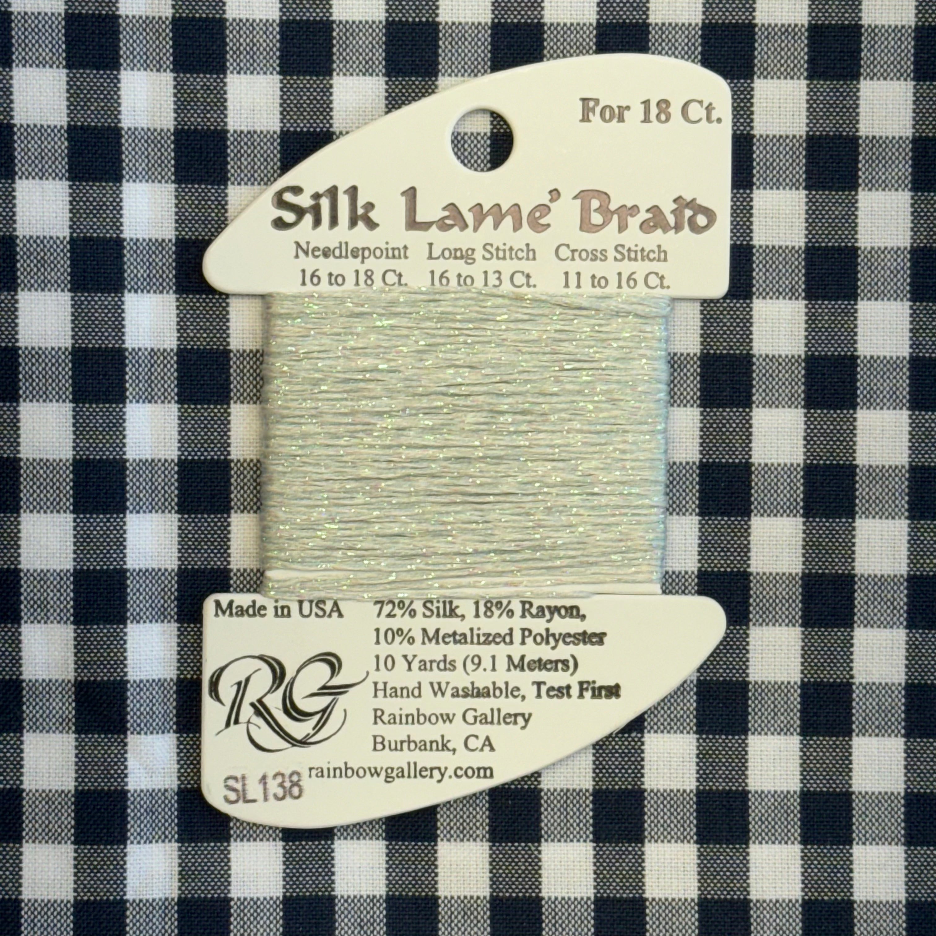 SL138 Glacier | Silk Lame – The Needlepoint Clubhouse