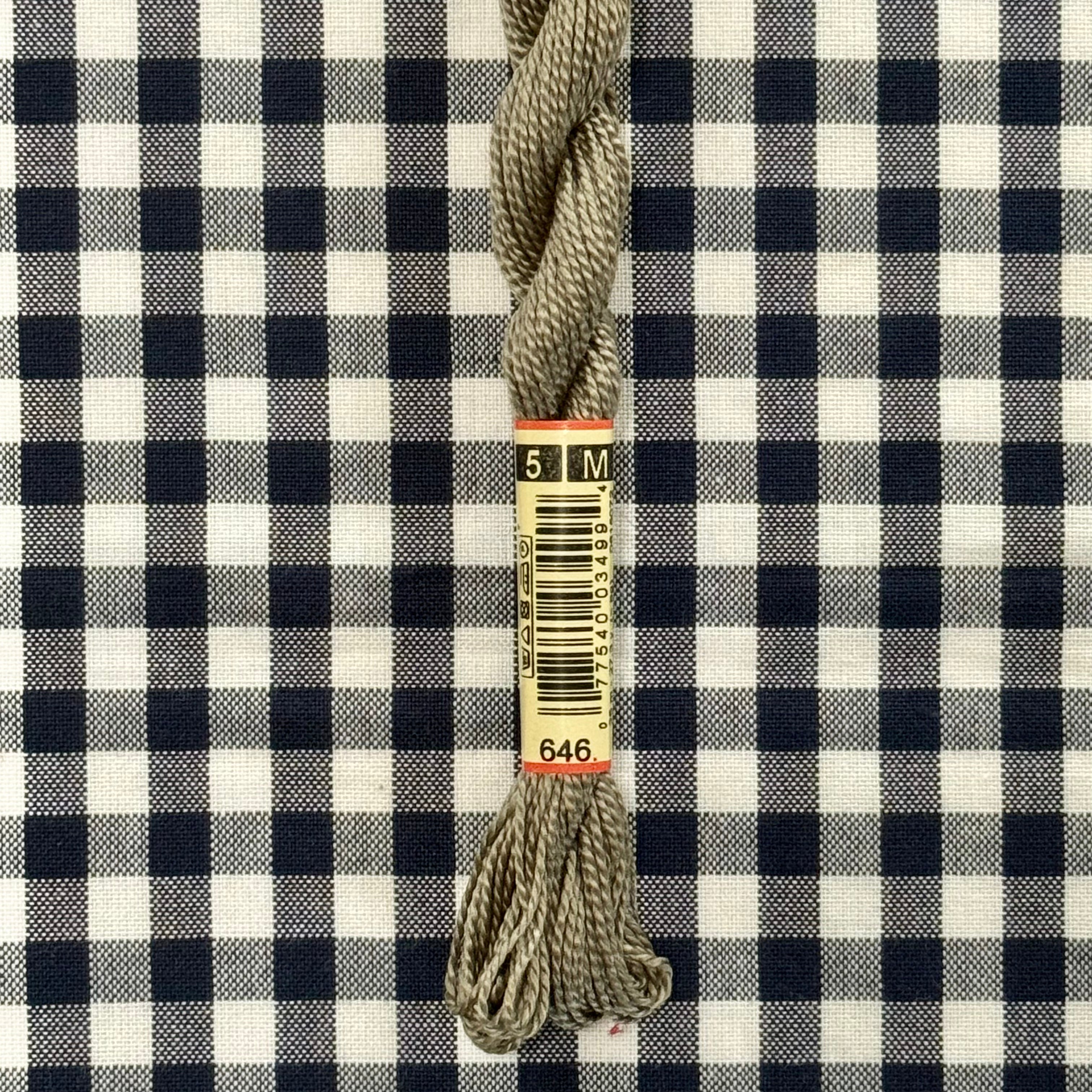 646 Dark Beaver Gray | DMC Pearl Cotton 5 – The Needlepoint Clubhouse