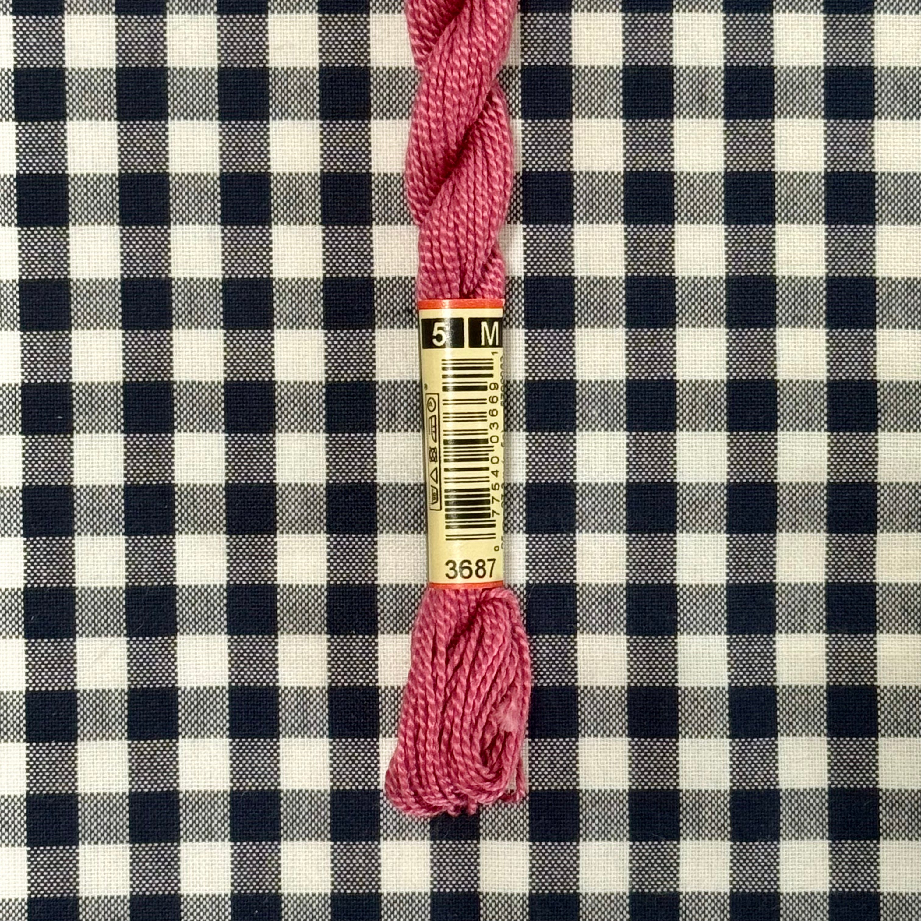 3687 Mauve | DMC Pearl Cotton 5 – The Needlepoint Clubhouse