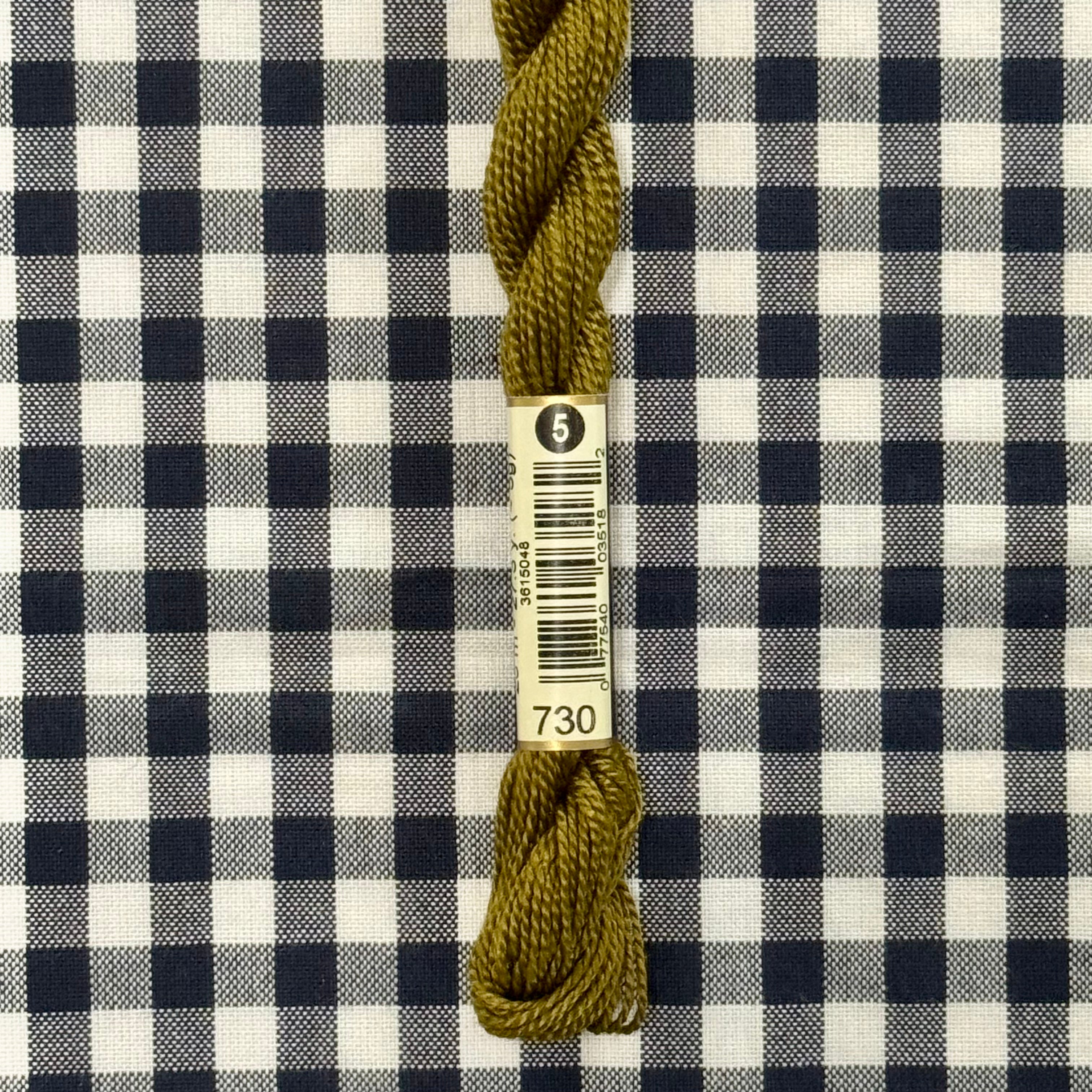 730 Very Dark Olive Green | DMC Pearl Cotton 5 – The Needlepoint Clubhouse