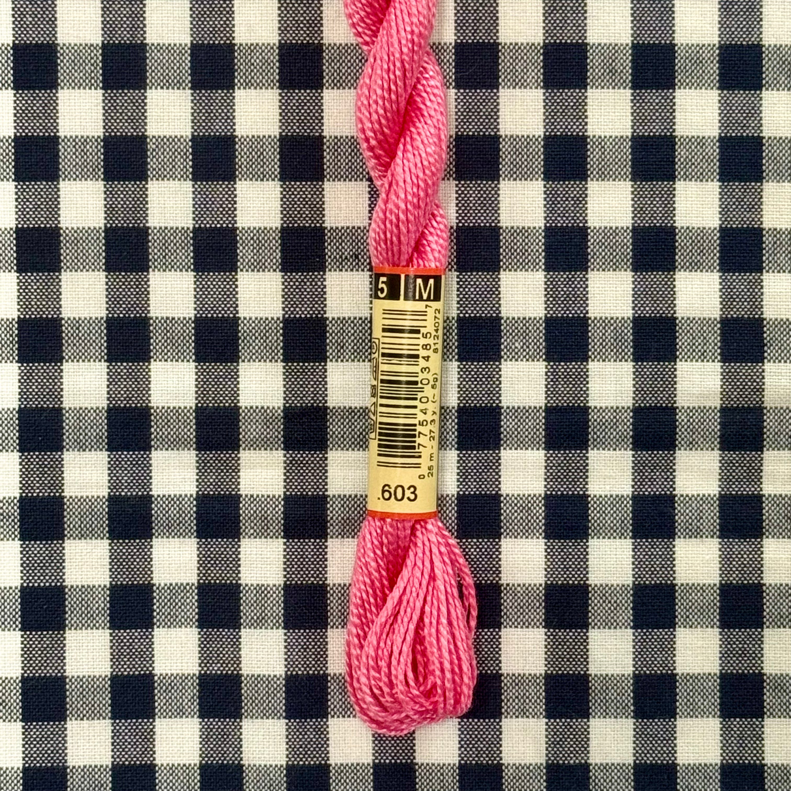 603 Cranberry | DMC Pearl Cotton 5 – The Needlepoint Clubhouse