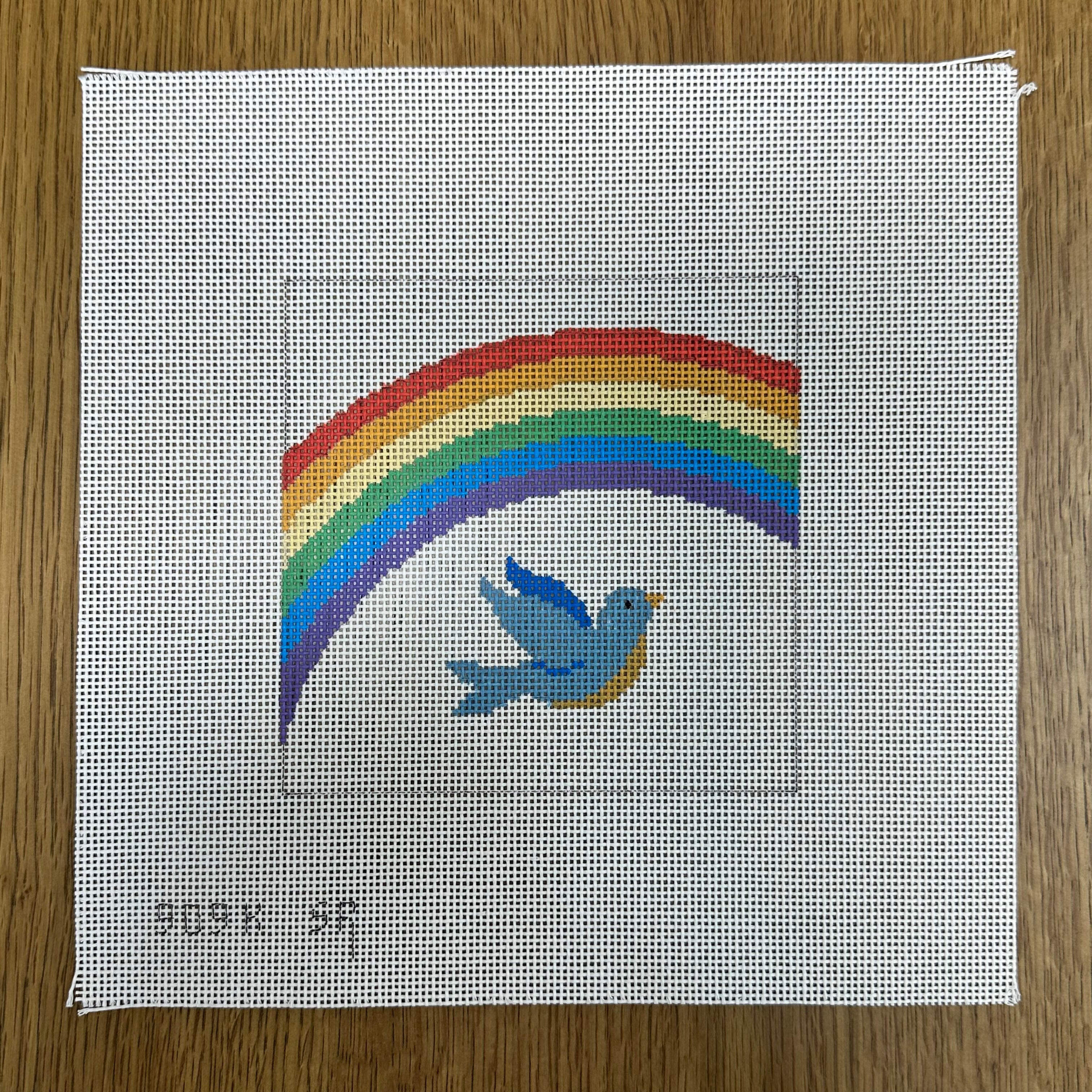 Bluebird Rainbow – The Needlepoint Clubhouse