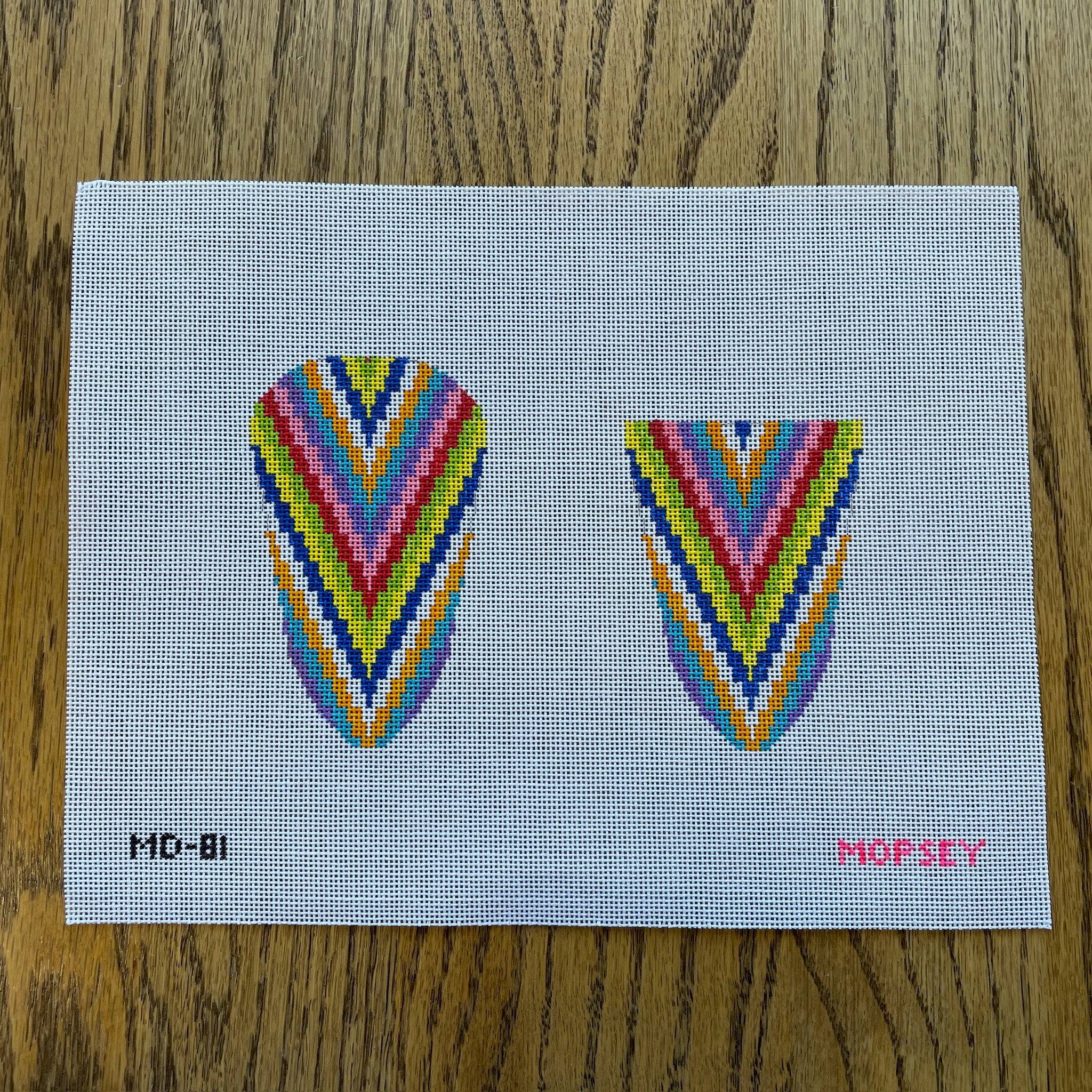 MD-81 Rainbow V scissor case – The Needlepoint Clubhouse