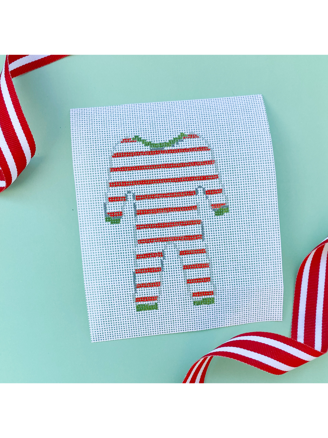 Christmas Pajamas Canvas and Stitch Guide – The Needlepoint Clubhouse