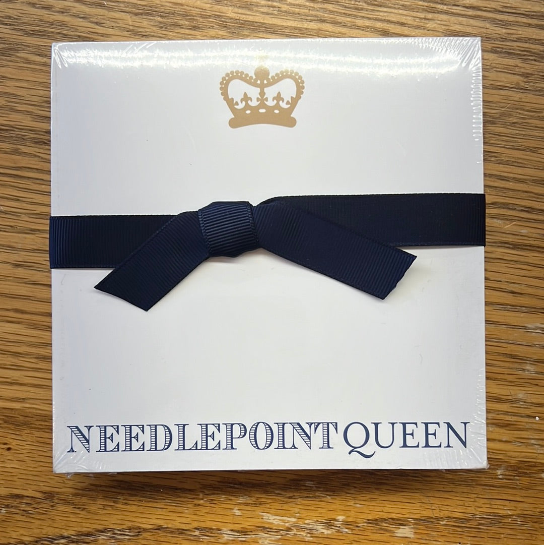 Needlepoint Queen Notepad – The Needlepoint Clubhouse