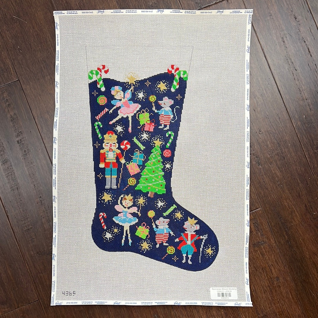 Nutcracker Dream Stocking – The Needlepoint Clubhouse