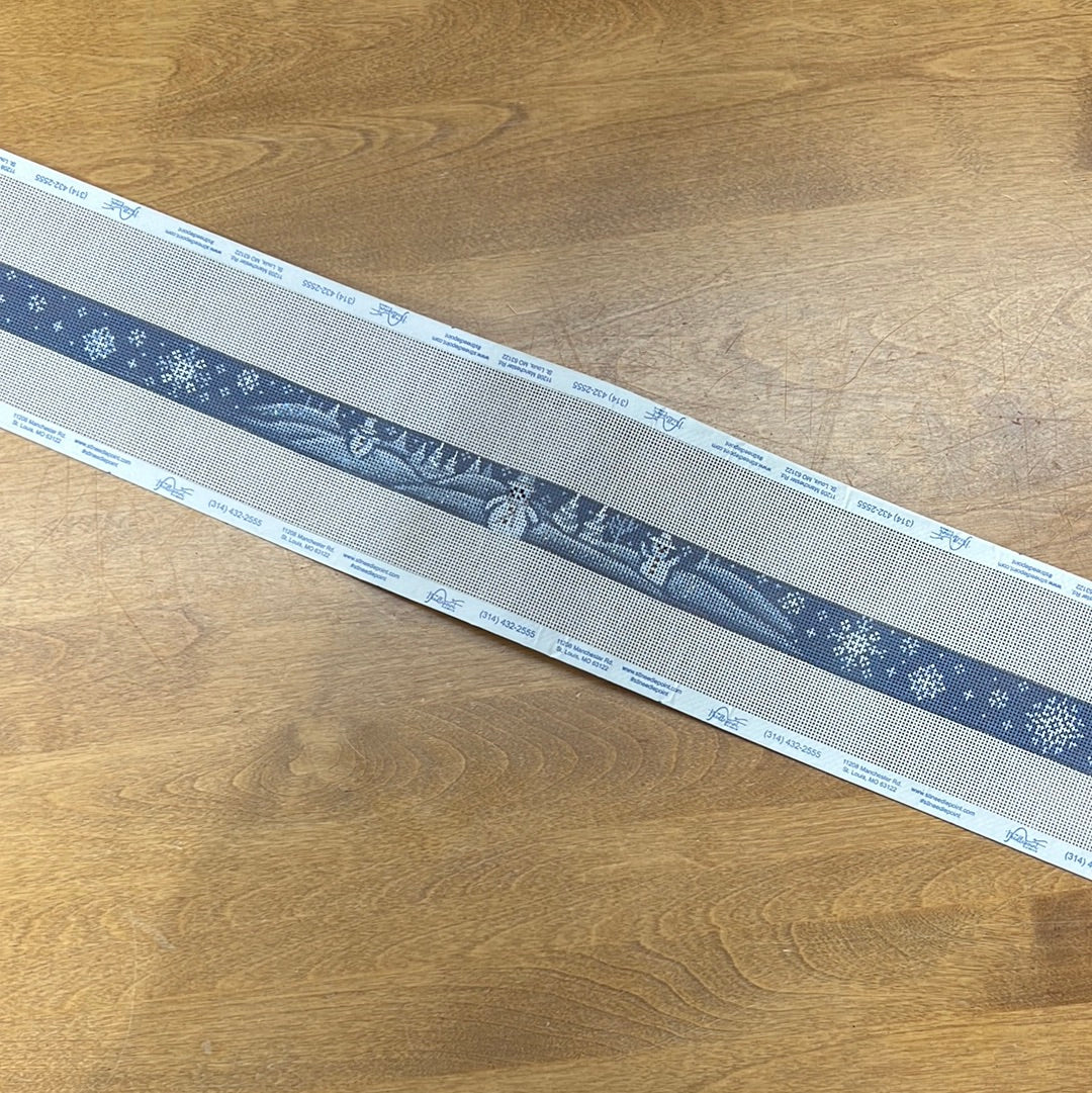 Snowmen and Snowflake Belt – The Needlepoint Clubhouse