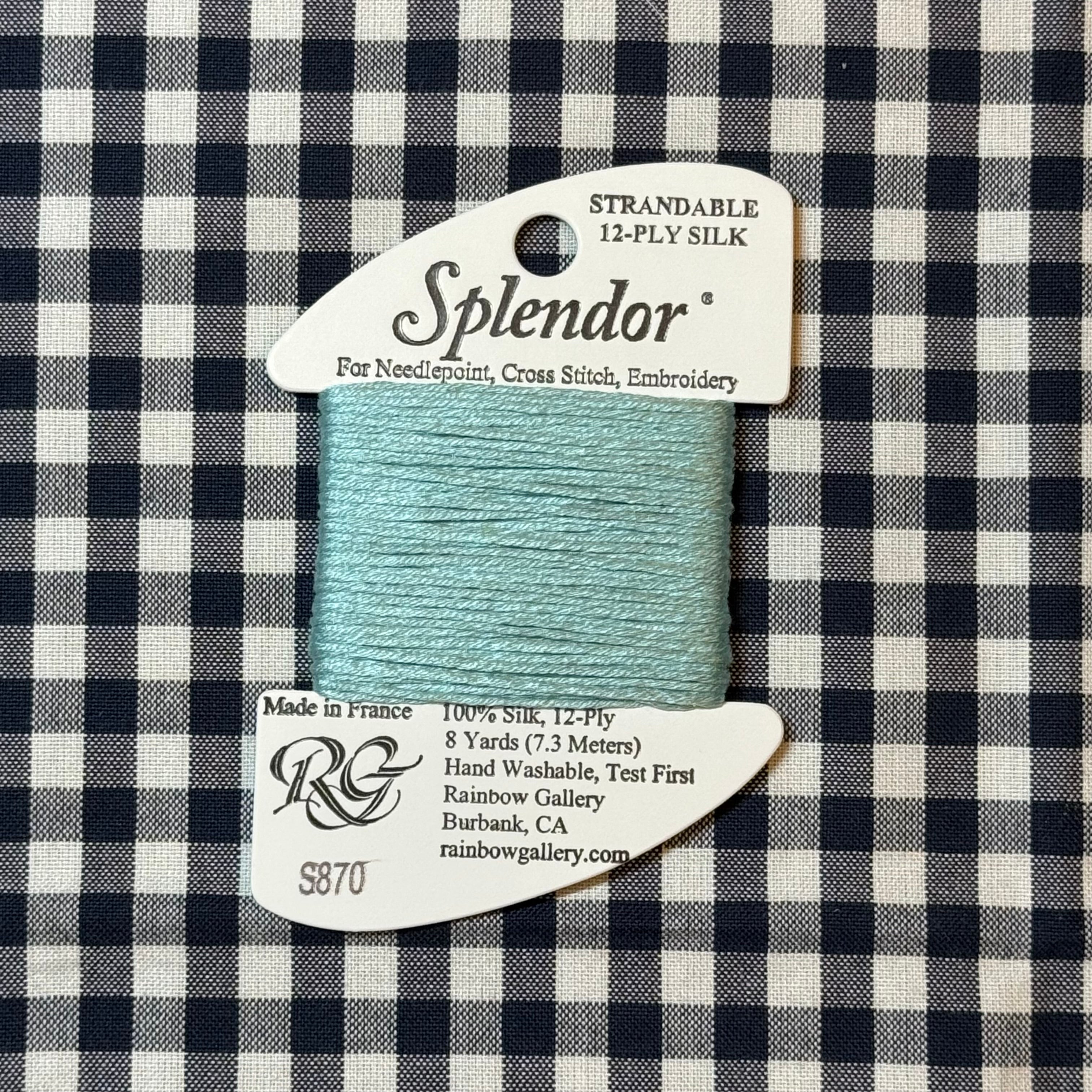 S870 Green Aqua | Splendor – The Needlepoint Clubhouse