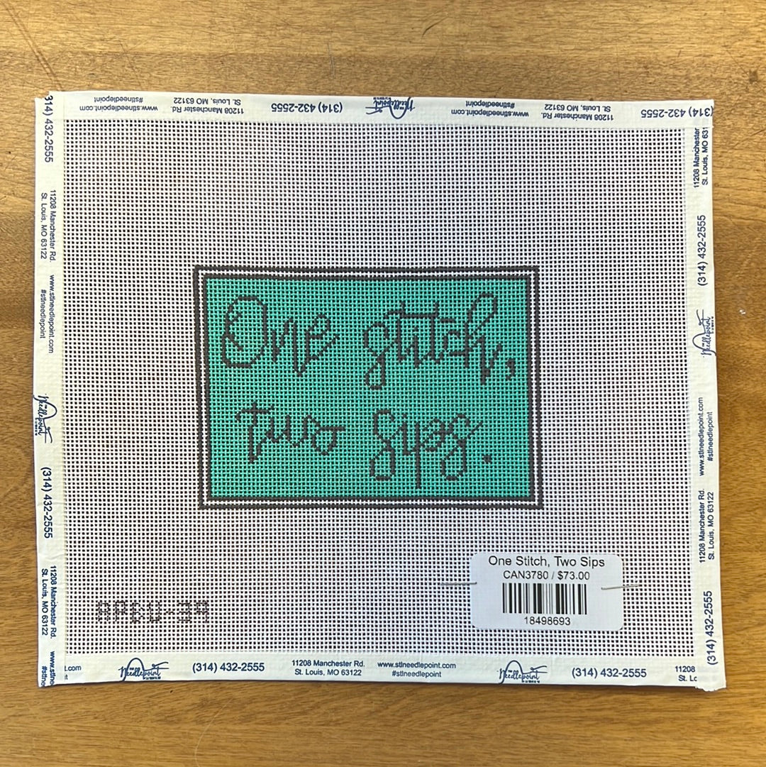 One Stitch, Two Sips – The Needlepoint Clubhouse