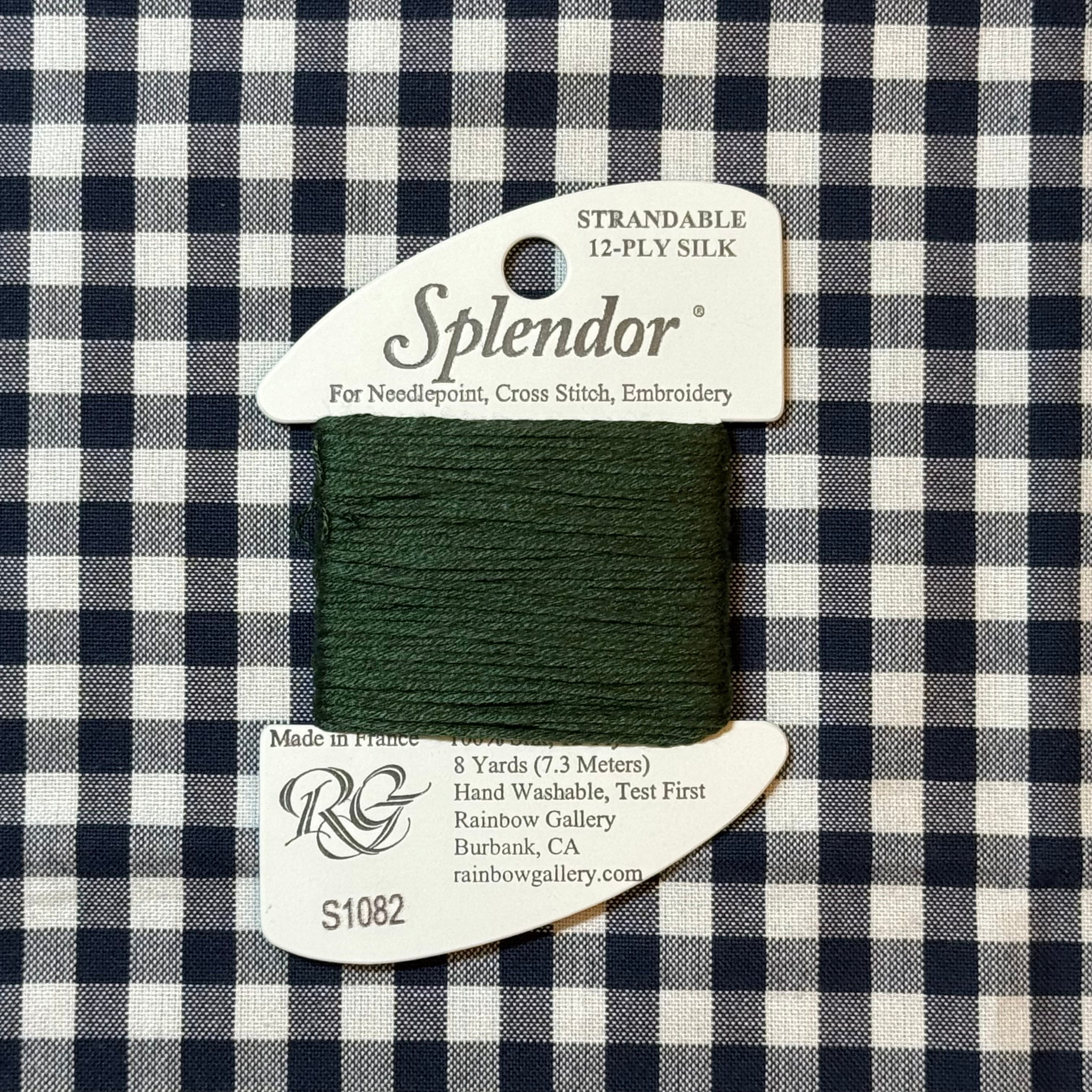 S1082 Very Dark Fern Green | Splendor – The Needlepoint Clubhouse
