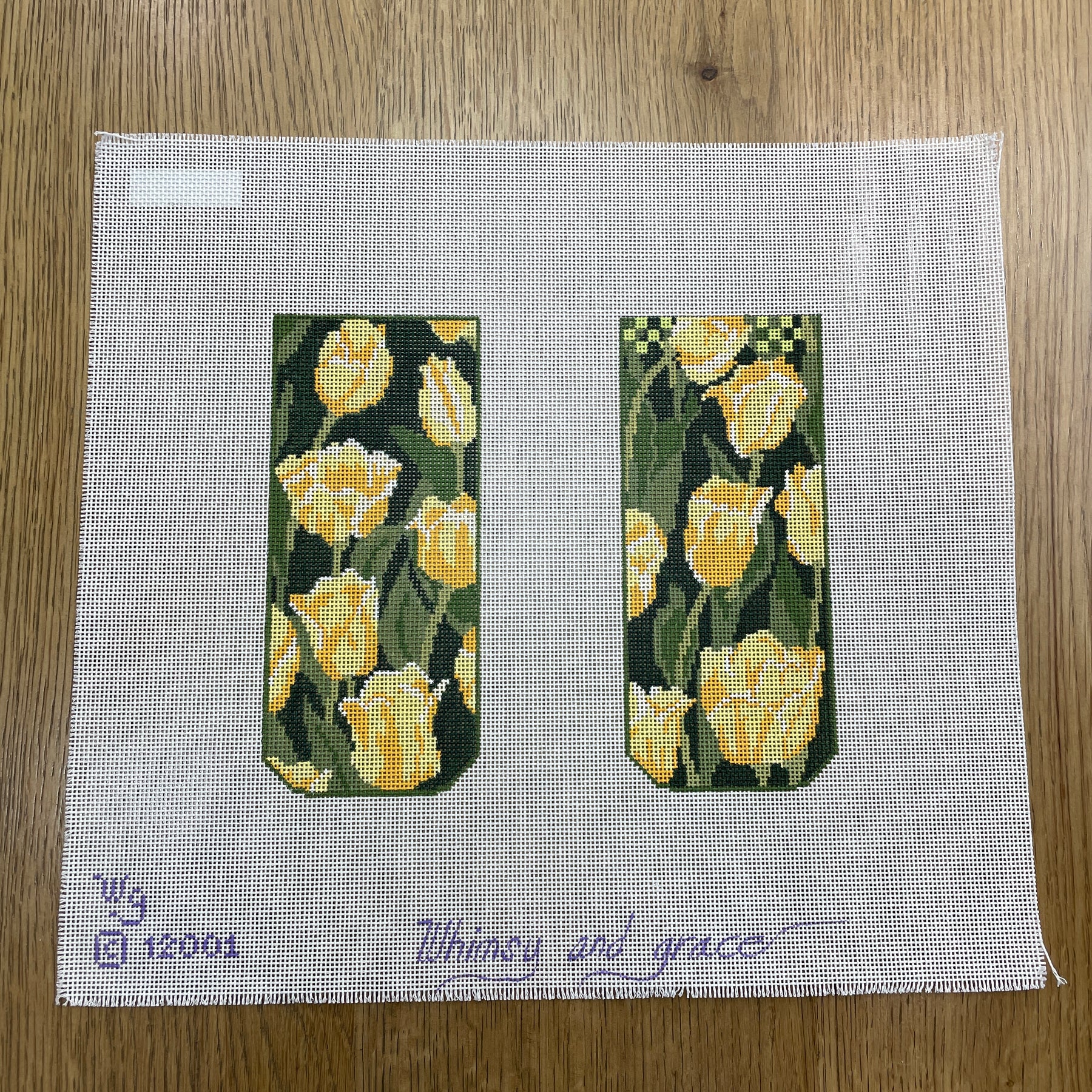 Wg12001 Yellow Tulips EGC 18 ct – The Needlepoint Clubhouse