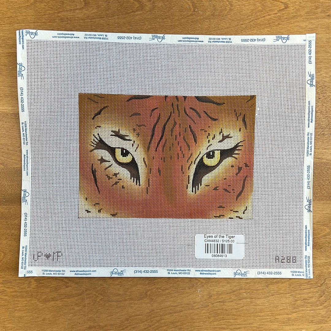 Eyes of the Tiger – The Needlepoint Clubhouse