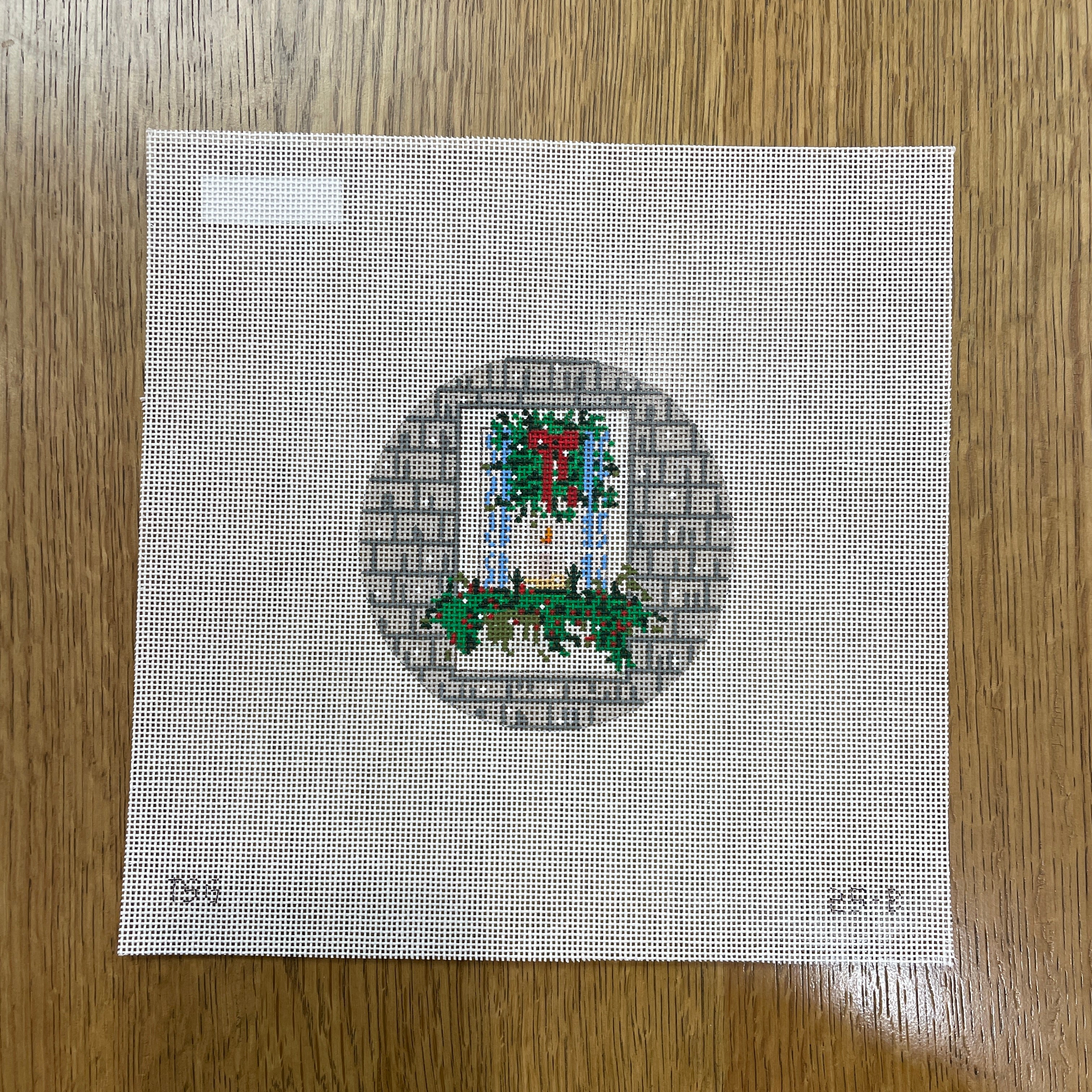 TSG25-B Festive Window – The Needlepoint Clubhouse