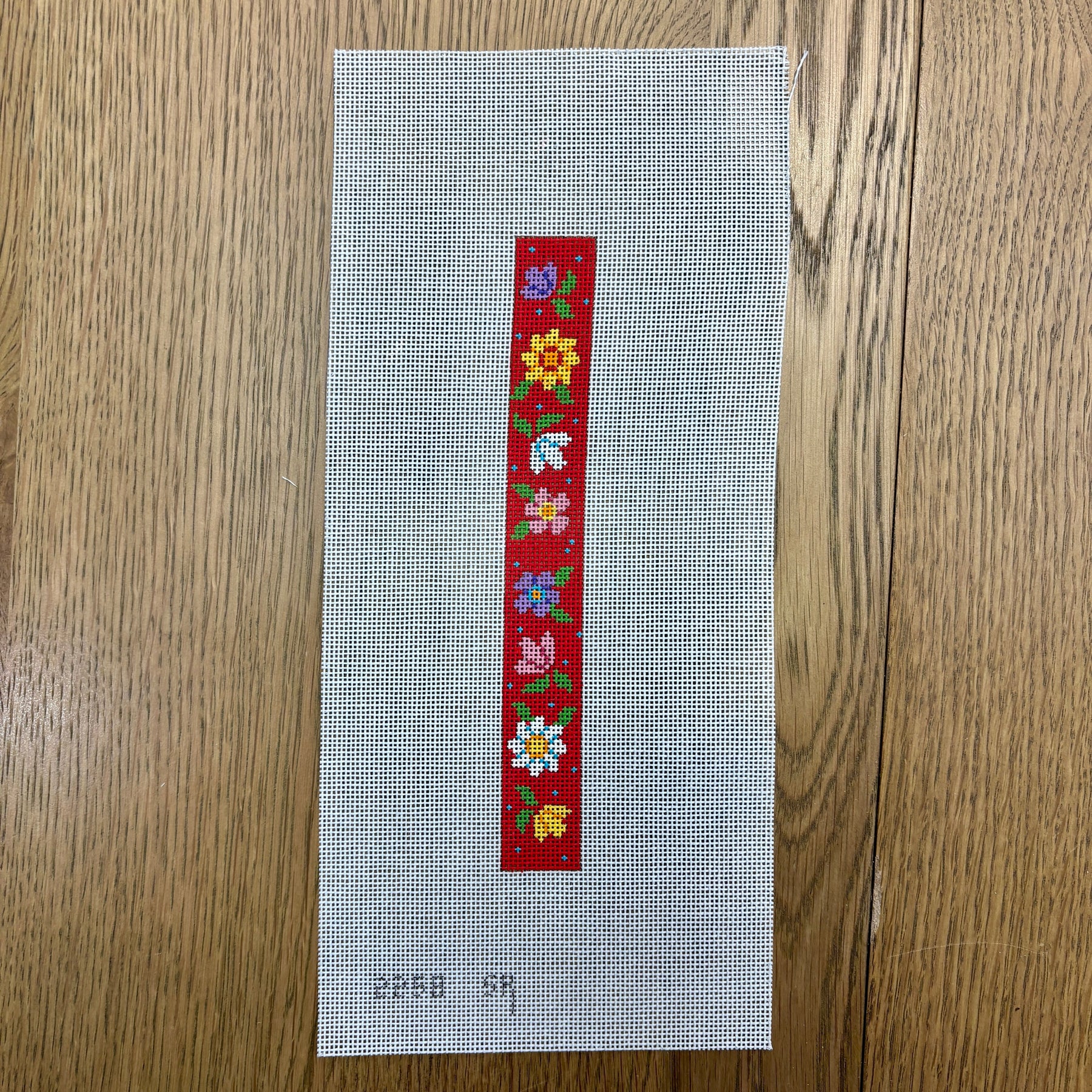 SR2258 Flowers, Key Fob – The Needlepoint Clubhouse