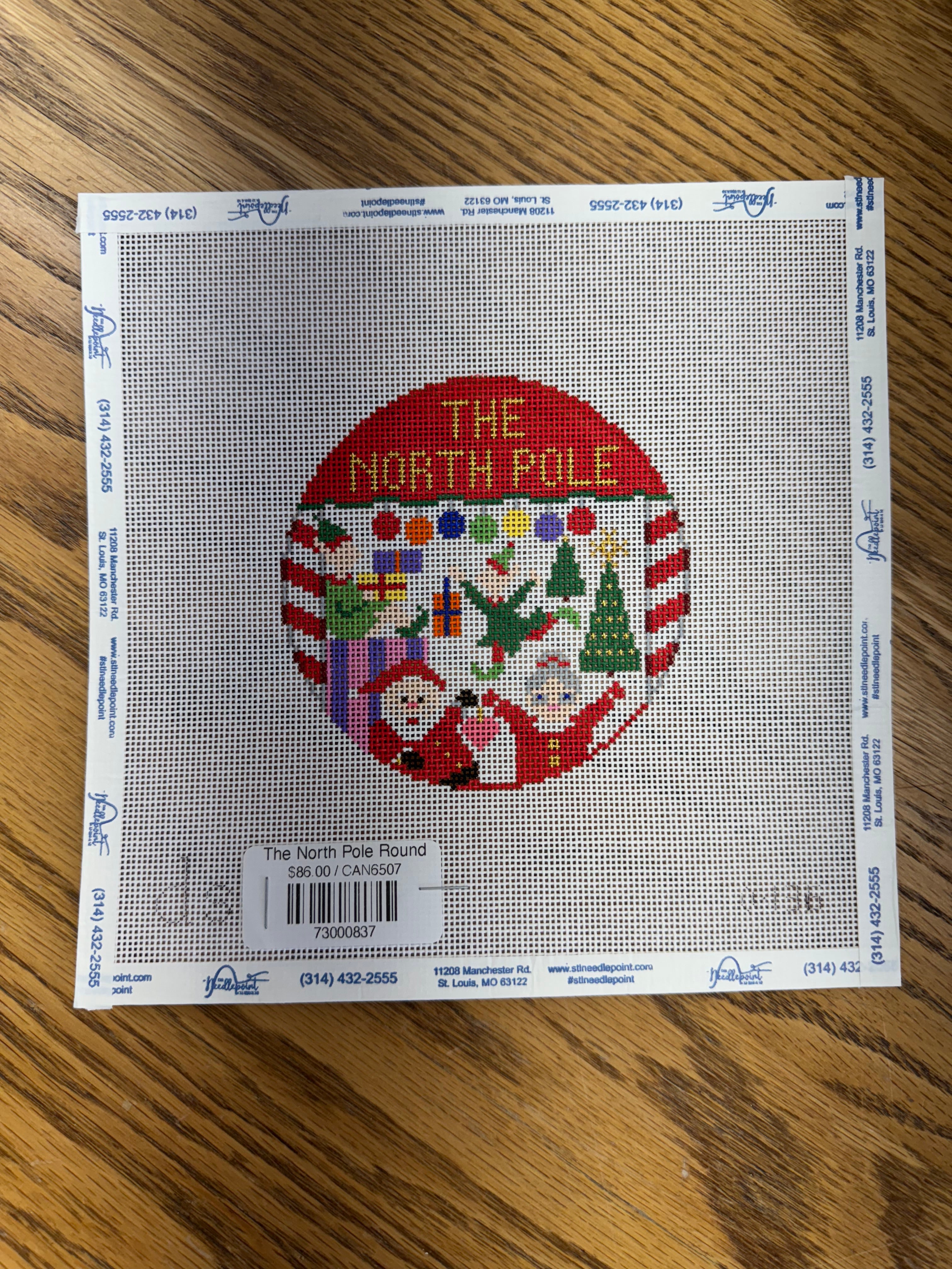 The North Pole Round – The Needlepoint Clubhouse