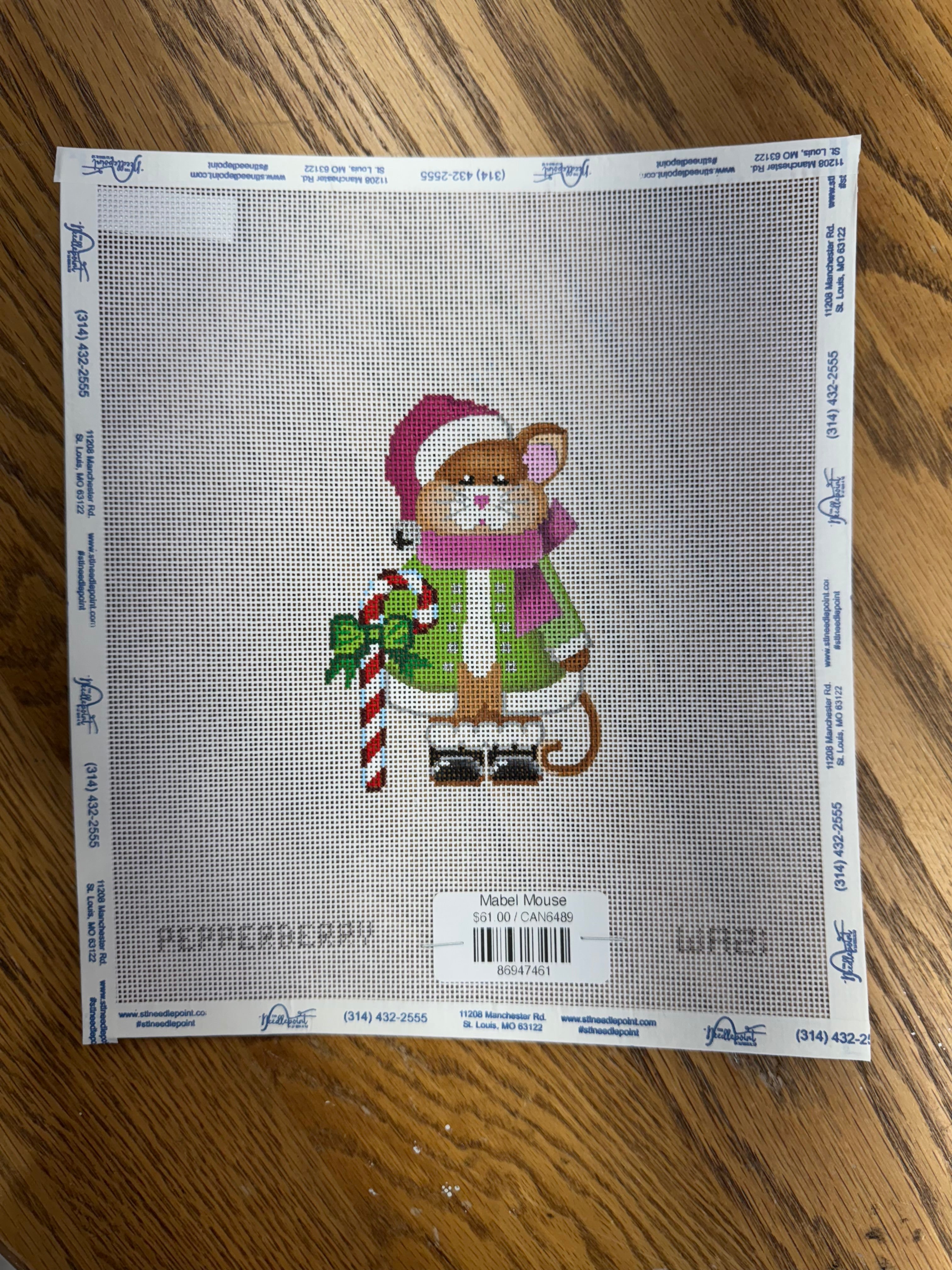 Mabel Mouse – The Needlepoint Clubhouse