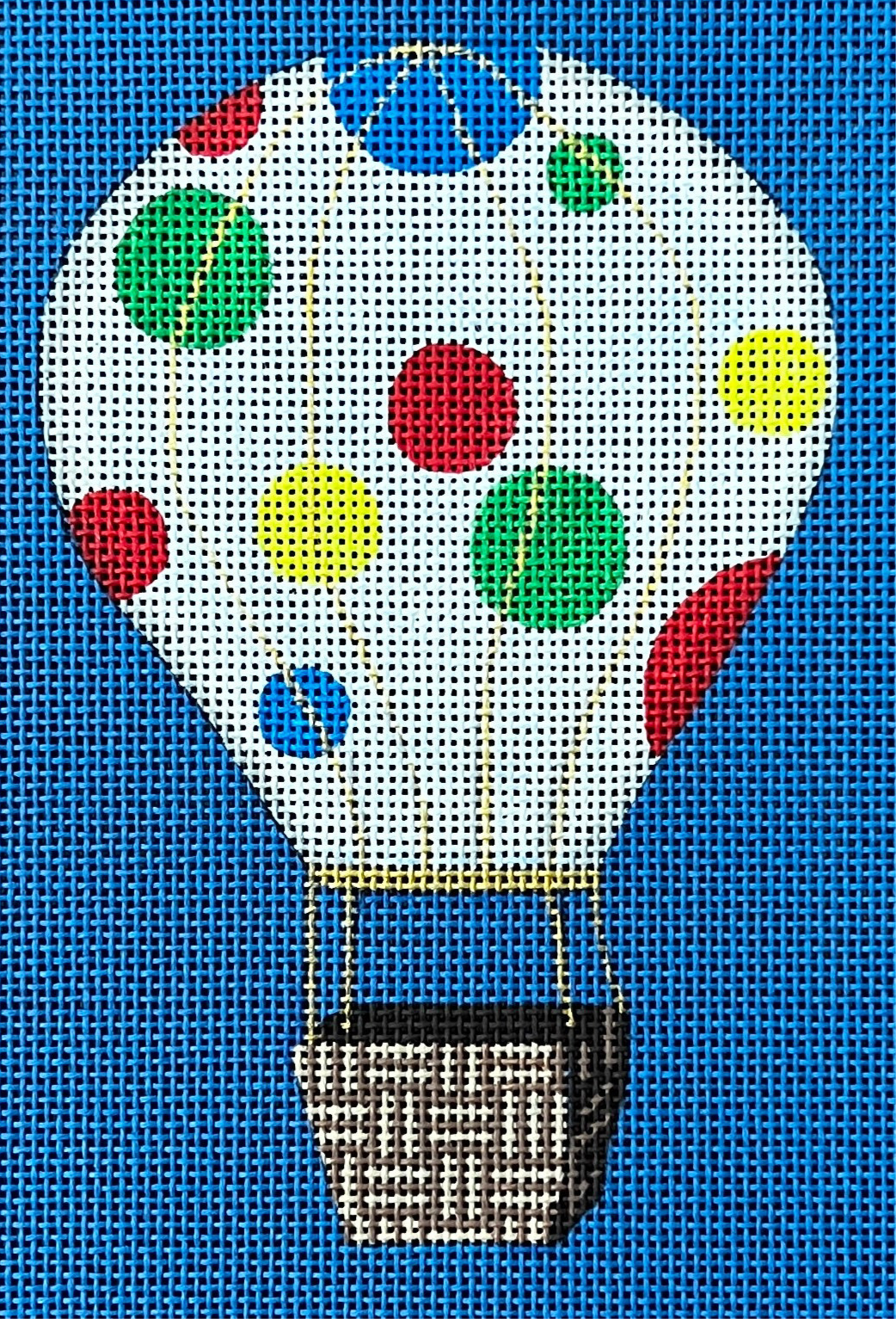 Polka Dot Hot Air Ballon – The Needlepoint Clubhouse