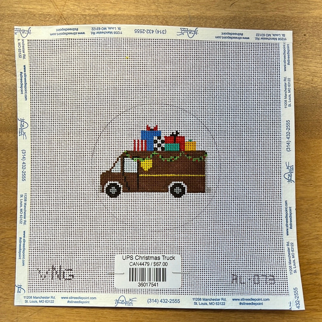 UPS Christmas Truck – The Needlepoint Clubhouse