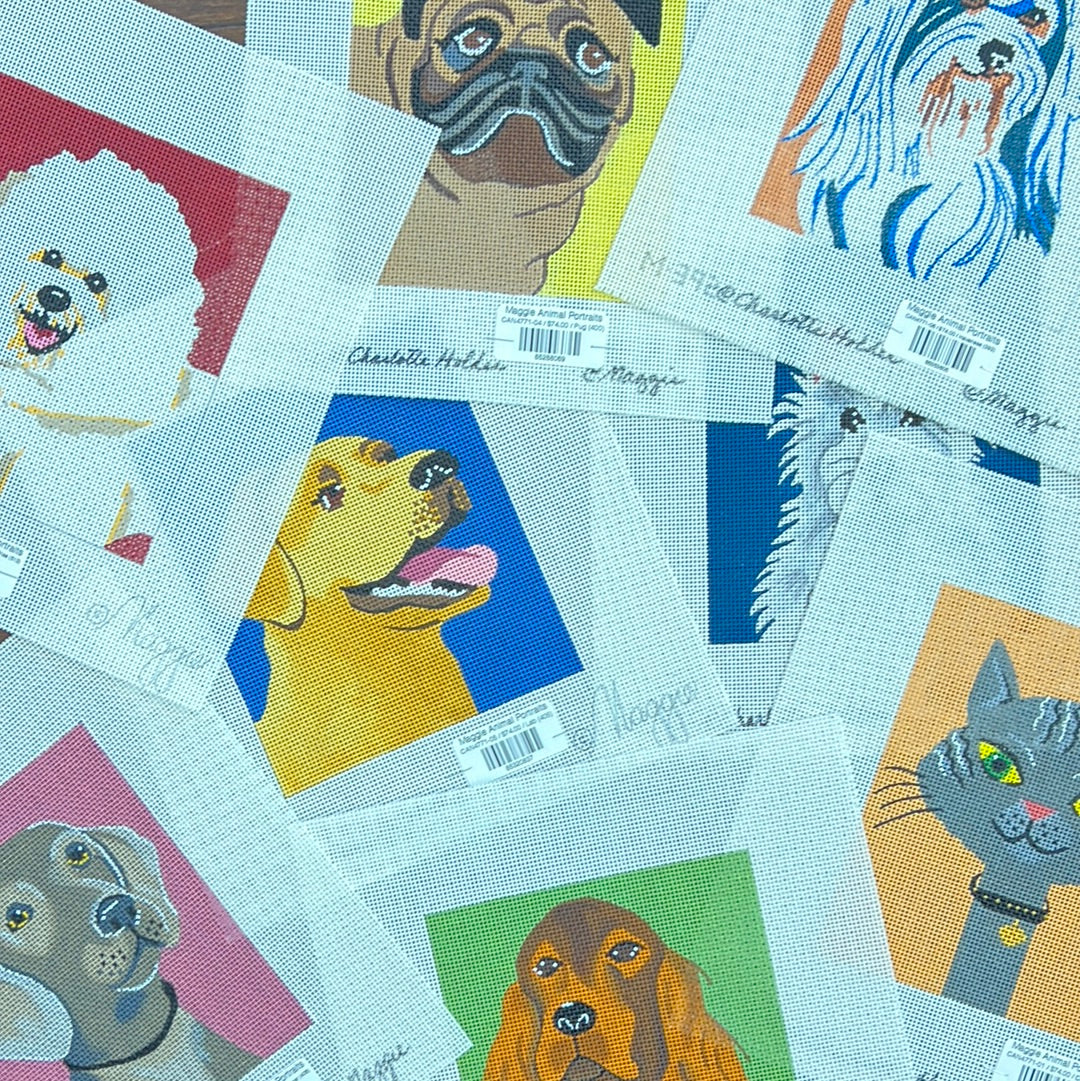 Maggie Animal Portraits – The Needlepoint Clubhouse