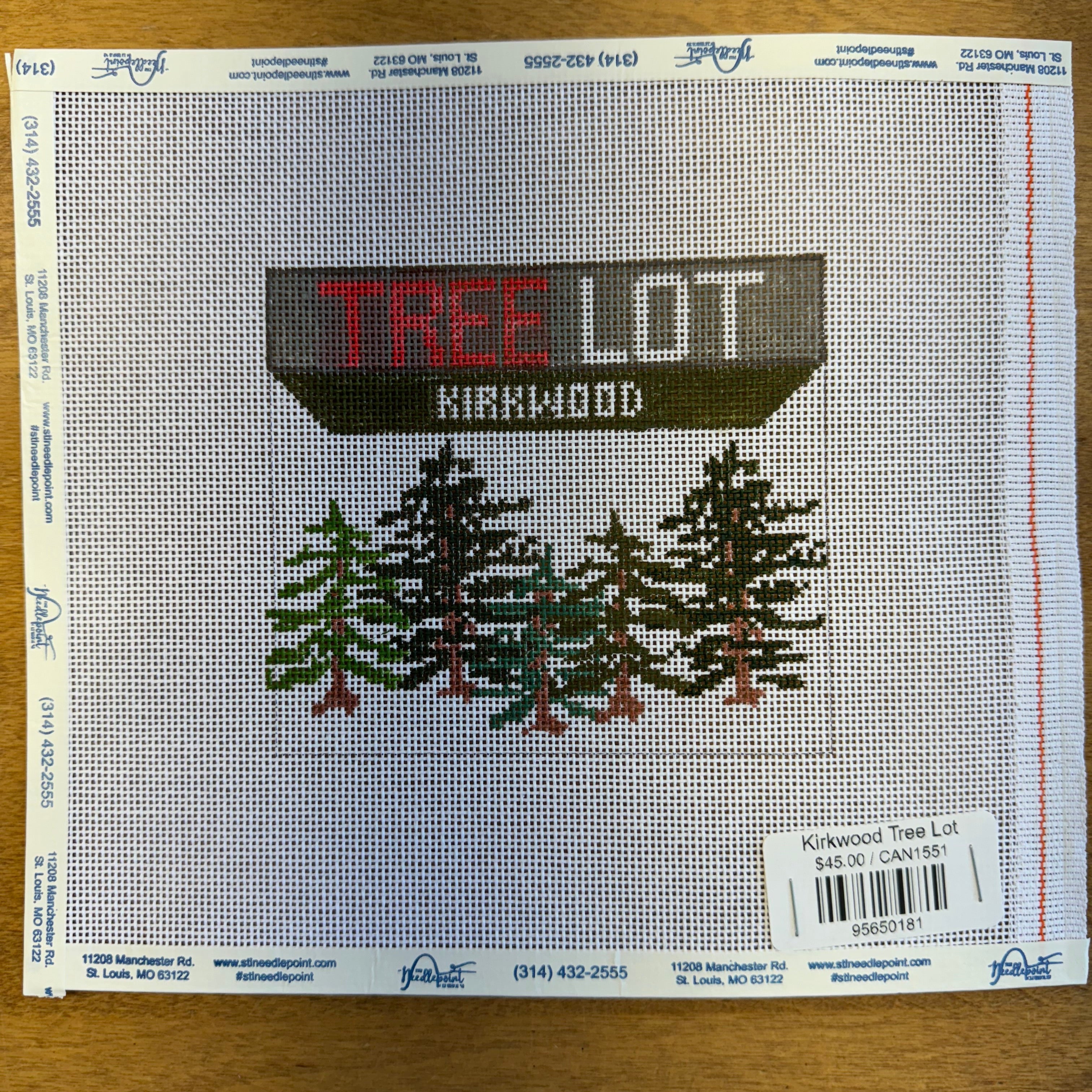Kirkwood Tree Lot – The Needlepoint Clubhouse