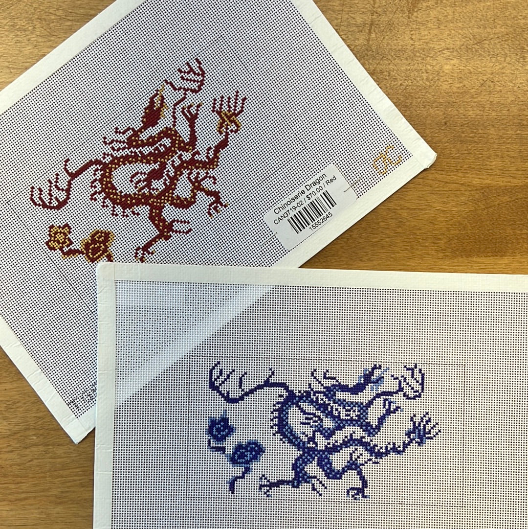 Chinoiserie Dragon – The Needlepoint Clubhouse
