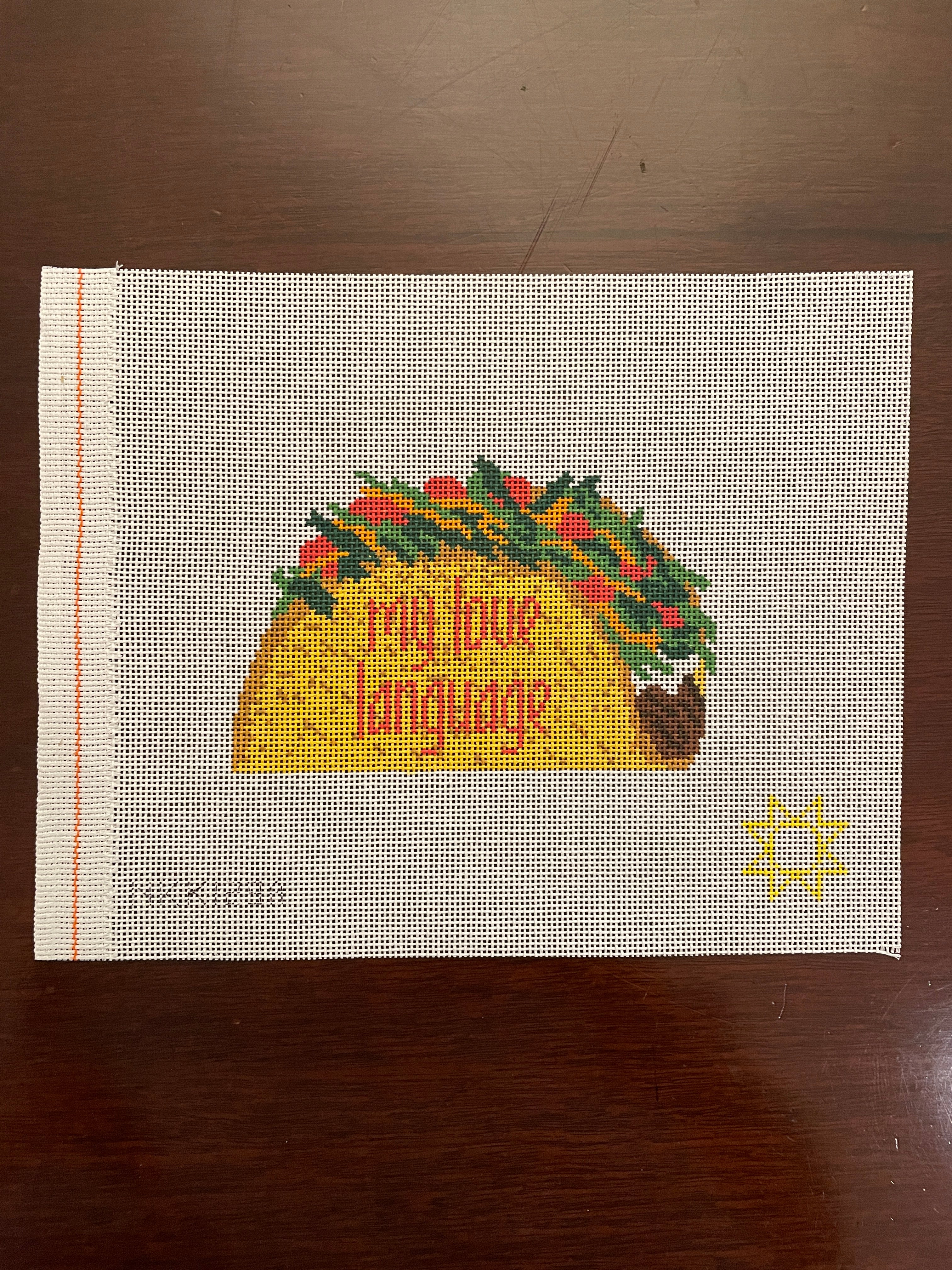 Taco Love Language – The Needlepoint Clubhouse