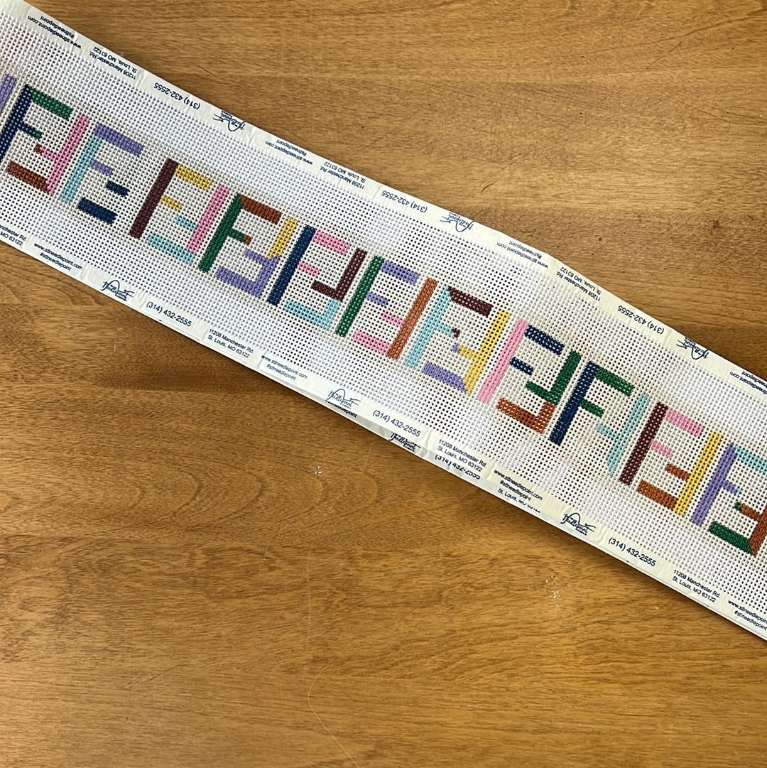 F Strap – The Needlepoint Clubhouse