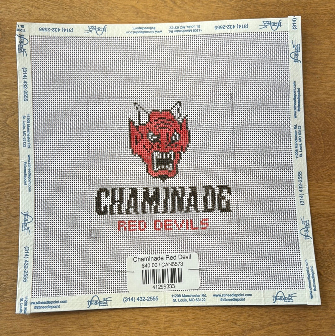 Chaminade Red Devil – The Needlepoint Clubhouse