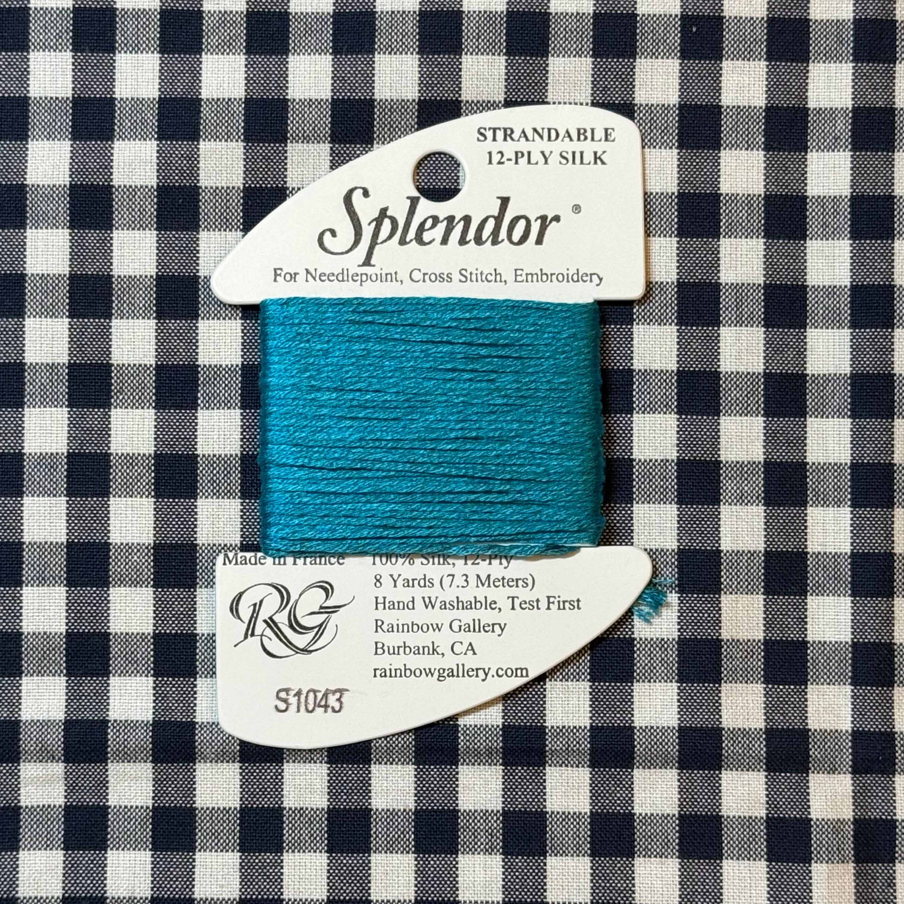 S1043 Medium Aqua | Splendor – The Needlepoint Clubhouse