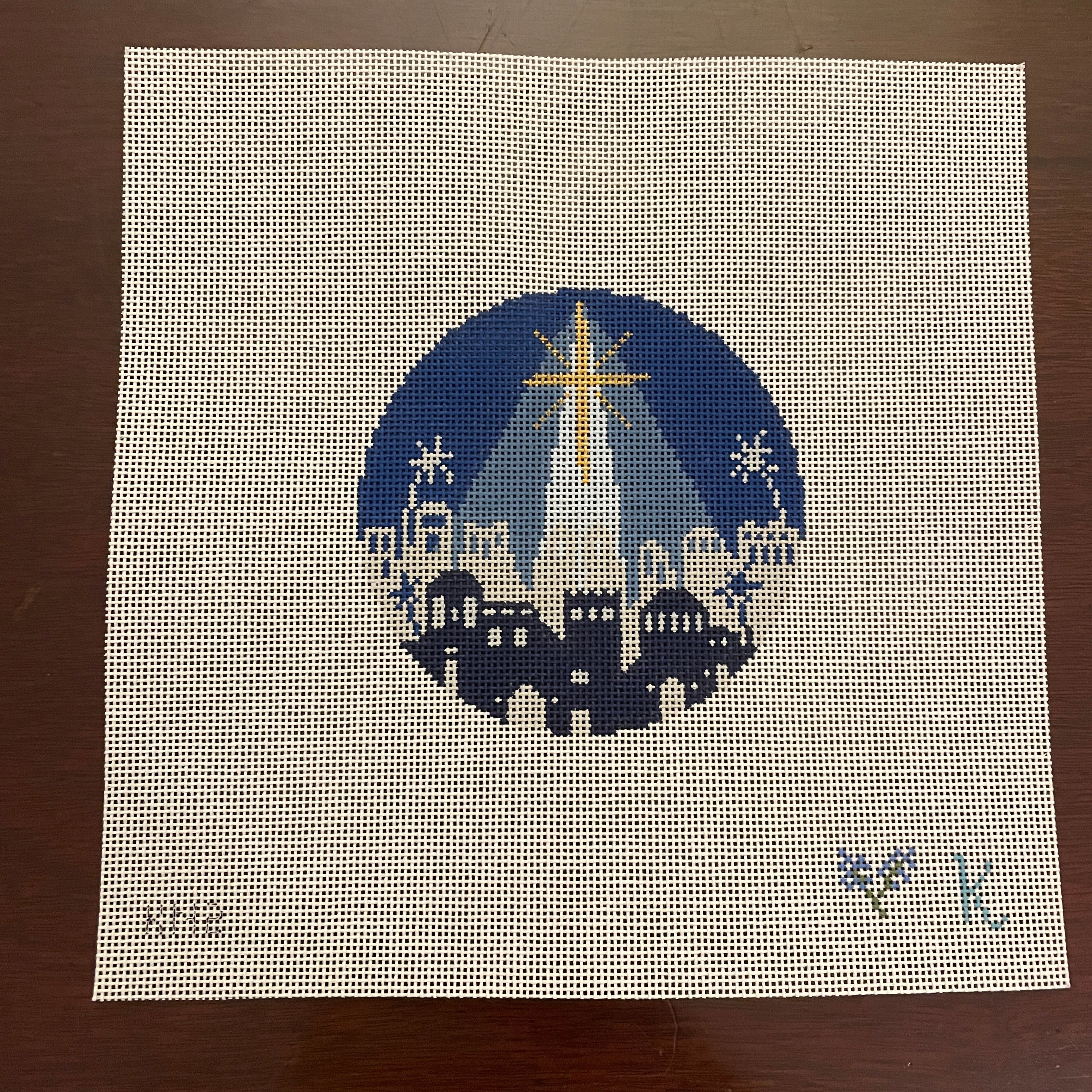 Bethlehem Round – The Needlepoint Clubhouse