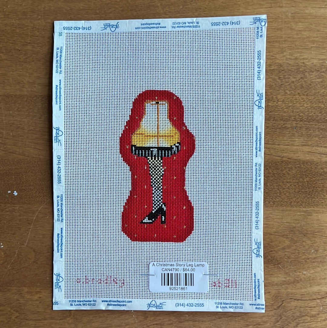 A Christmas Story Leg Lamp – The Needlepoint Clubhouse