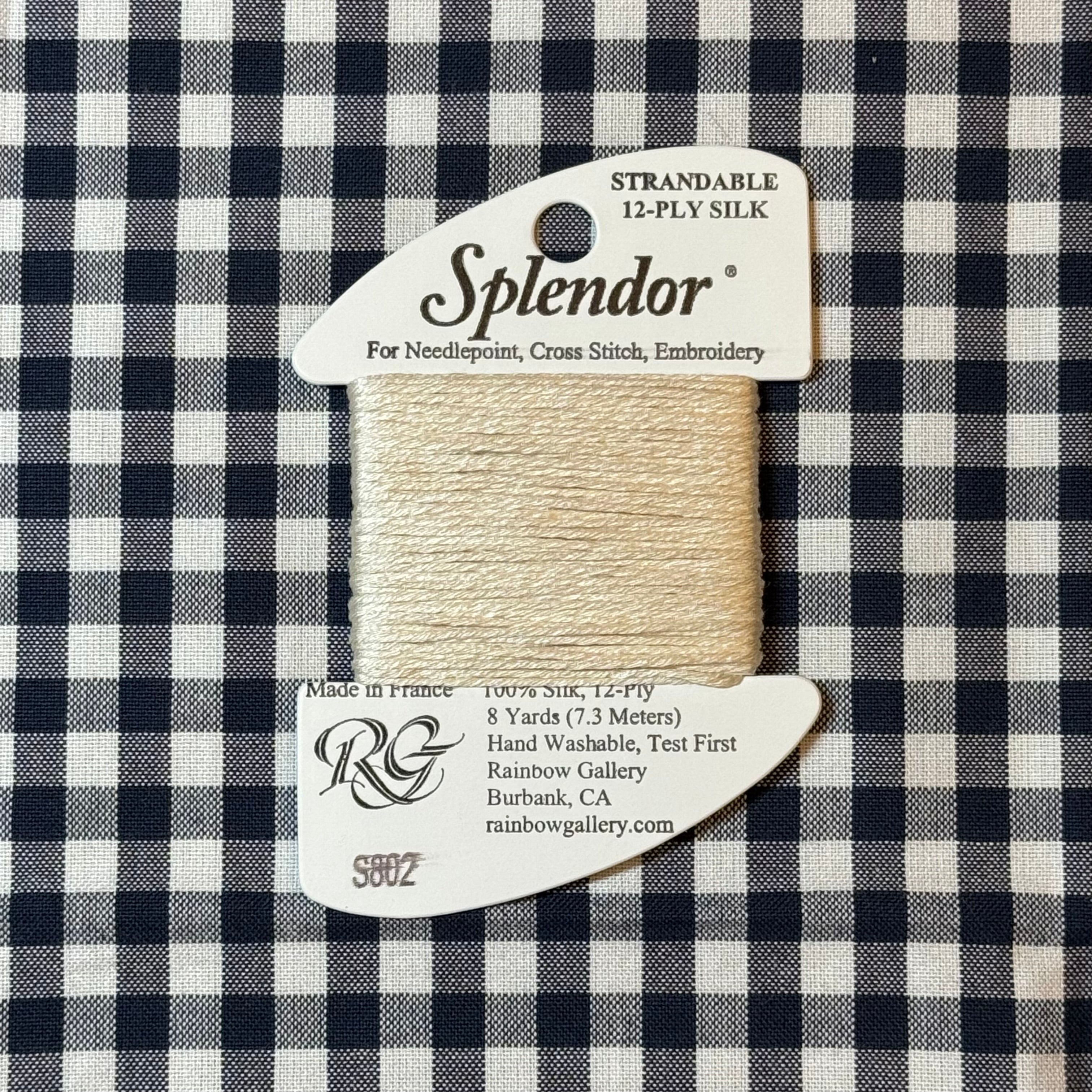 S802 White | Splendor – The Needlepoint Clubhouse