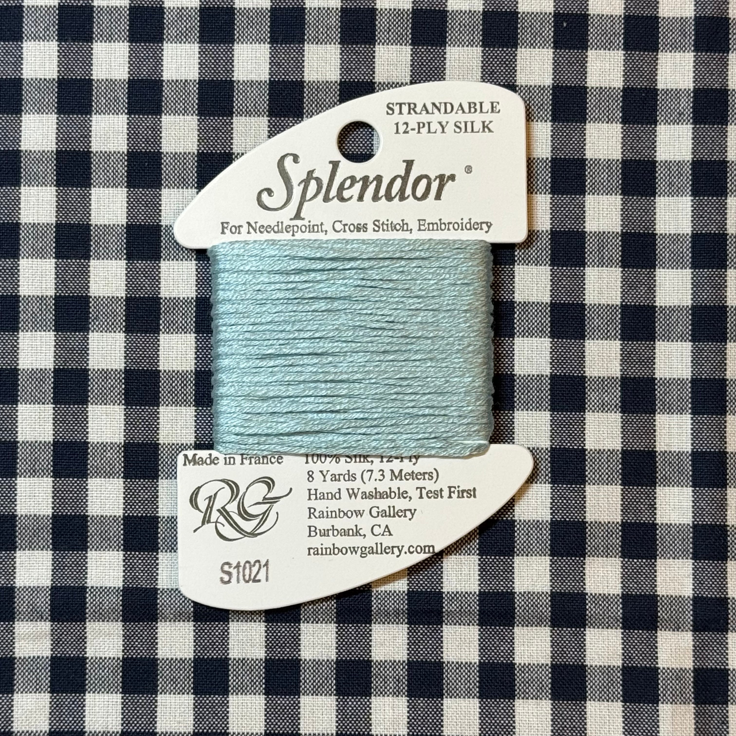 S1021 Lite Aqua | Splendor – The Needlepoint Clubhouse