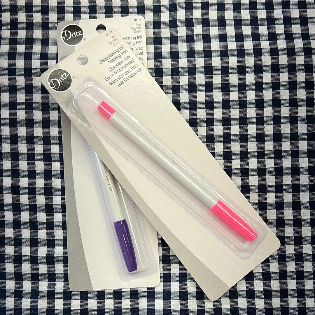 Dritz Disappearing Ink Pen – The Needlepoint Clubhouse