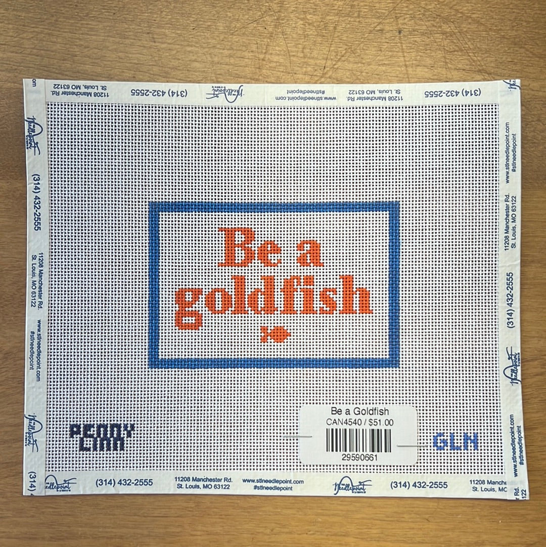 Be a Goldfish – The Needlepoint Clubhouse