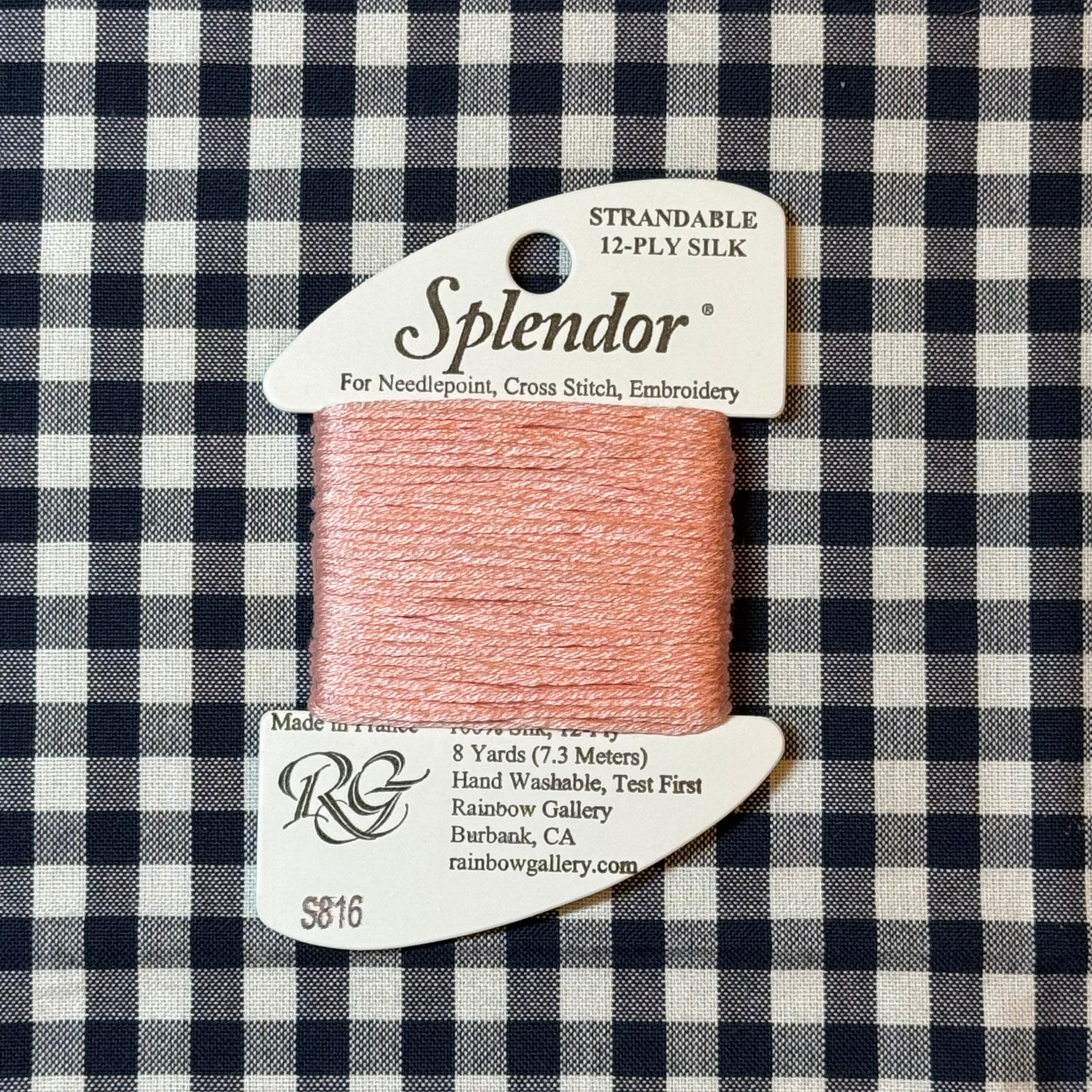 S816 Pink | Splendor – The Needlepoint Clubhouse