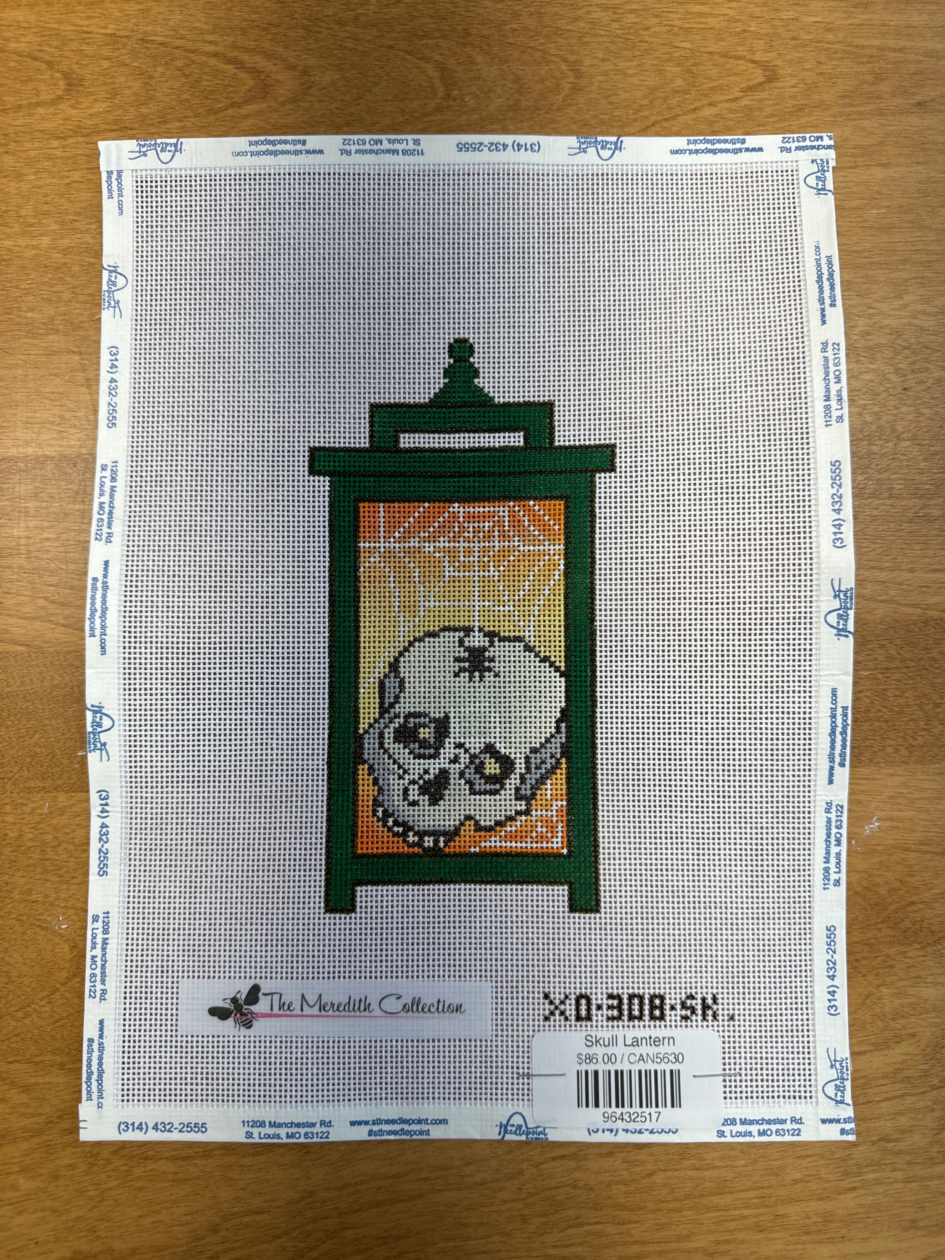 Skull Lantern – The Needlepoint Clubhouse
