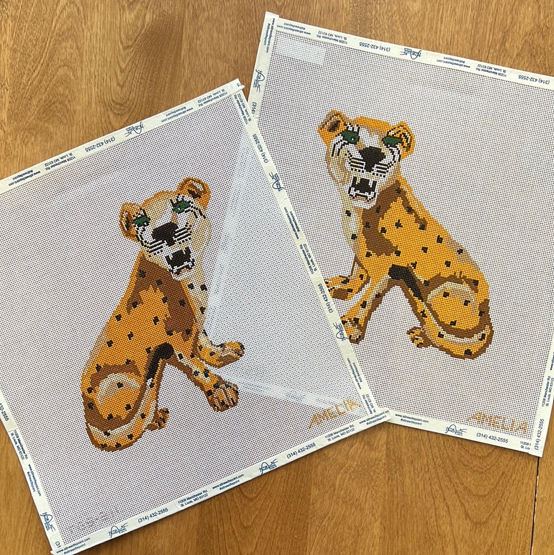 Linda the Leopard - Right – The Needlepoint Clubhouse