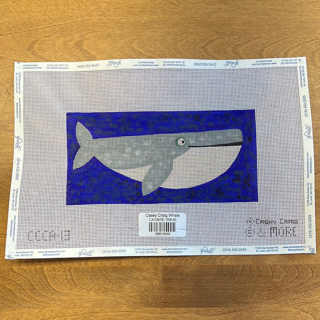 Casey Craig Whale – The Needlepoint Clubhouse