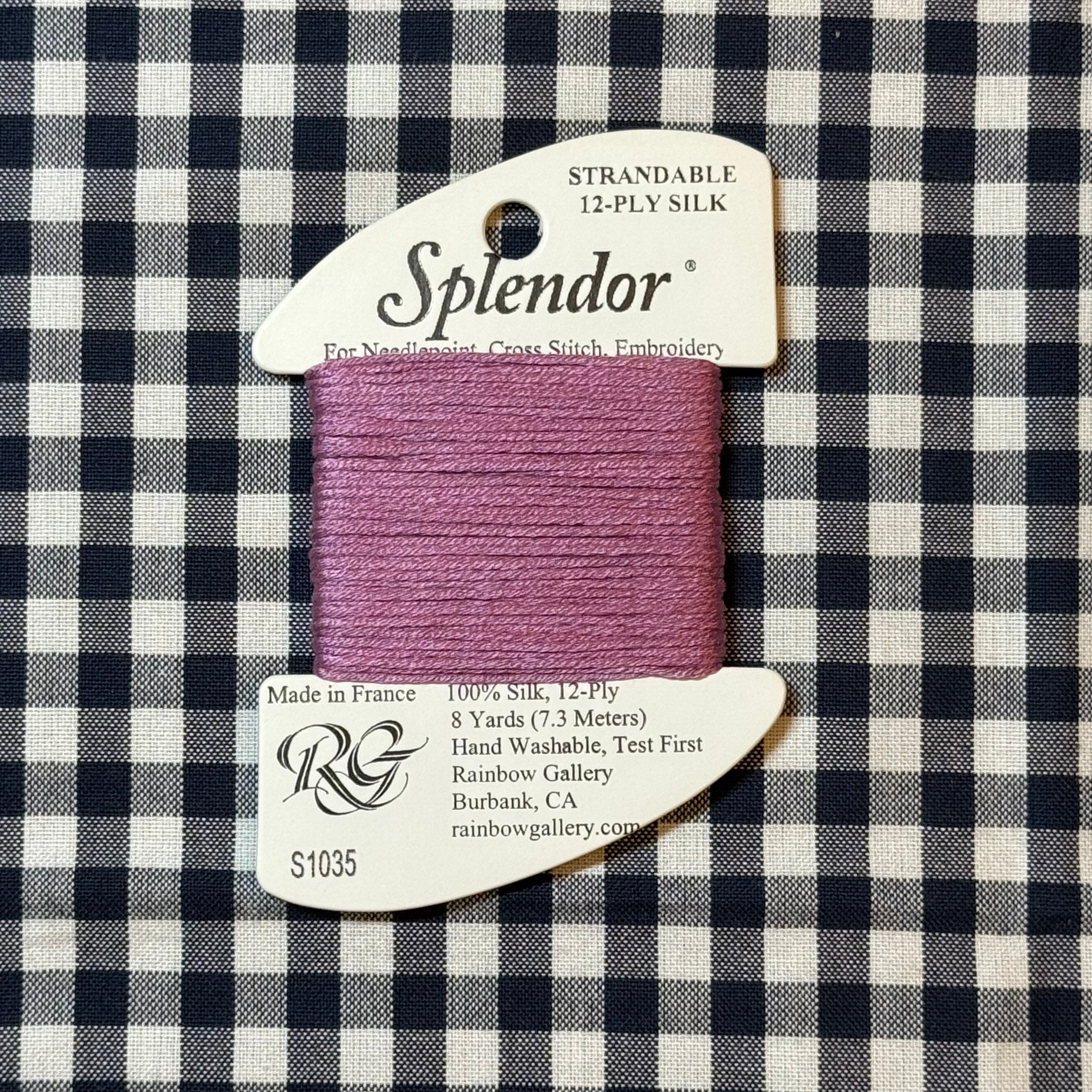 S1035 Medium Plum | Splendor – The Needlepoint Clubhouse
