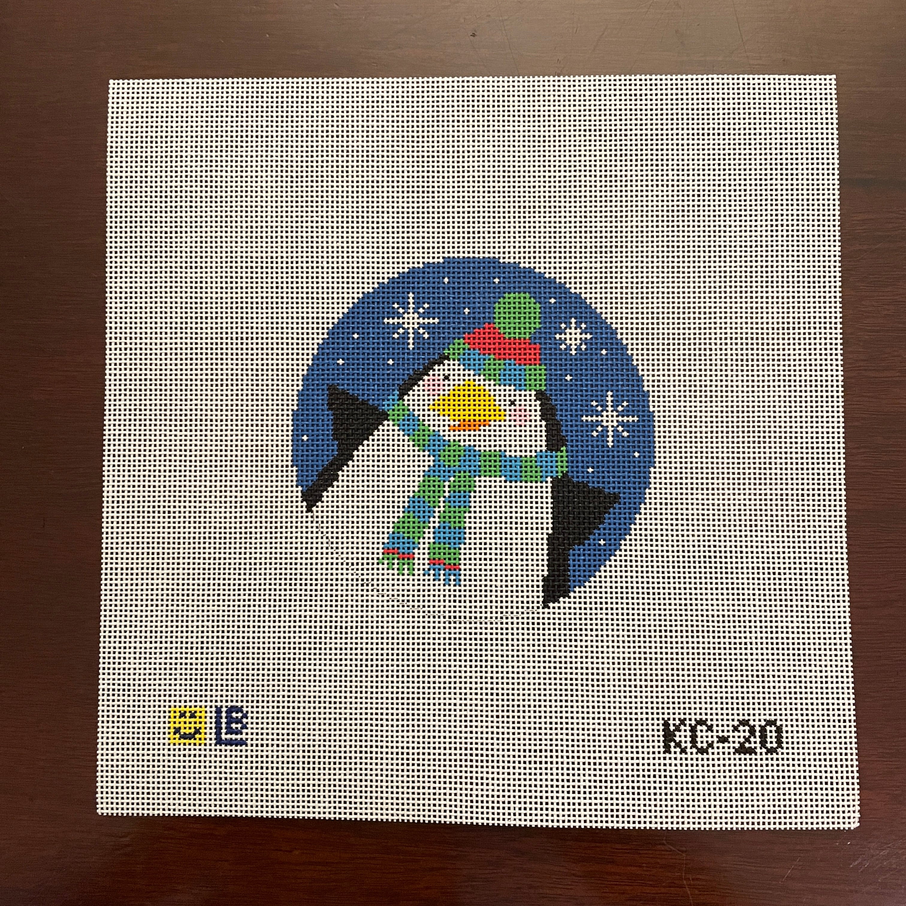 Playful Penguin Round – The Needlepoint Clubhouse