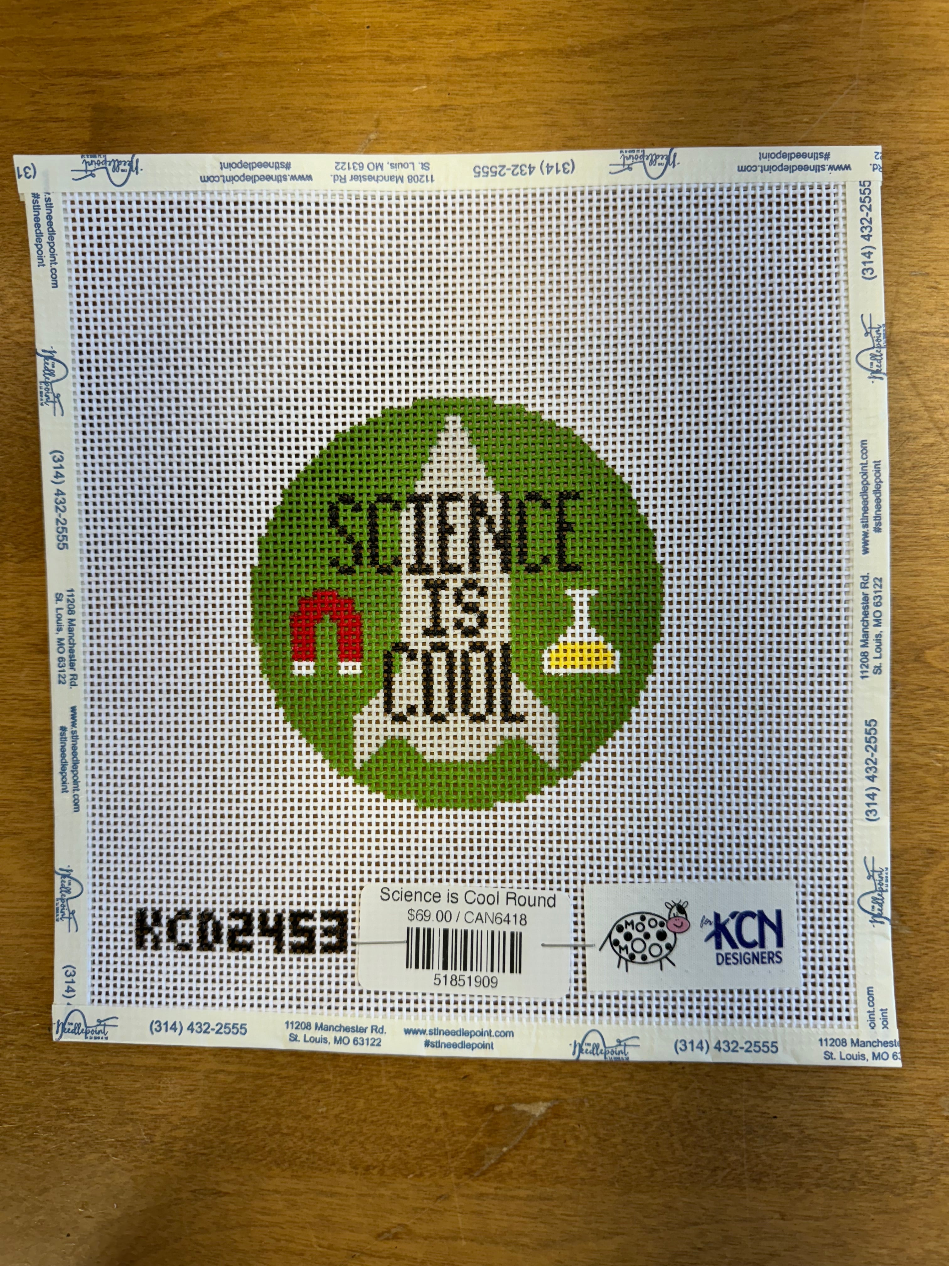 Science is Cool Round – The Needlepoint Clubhouse