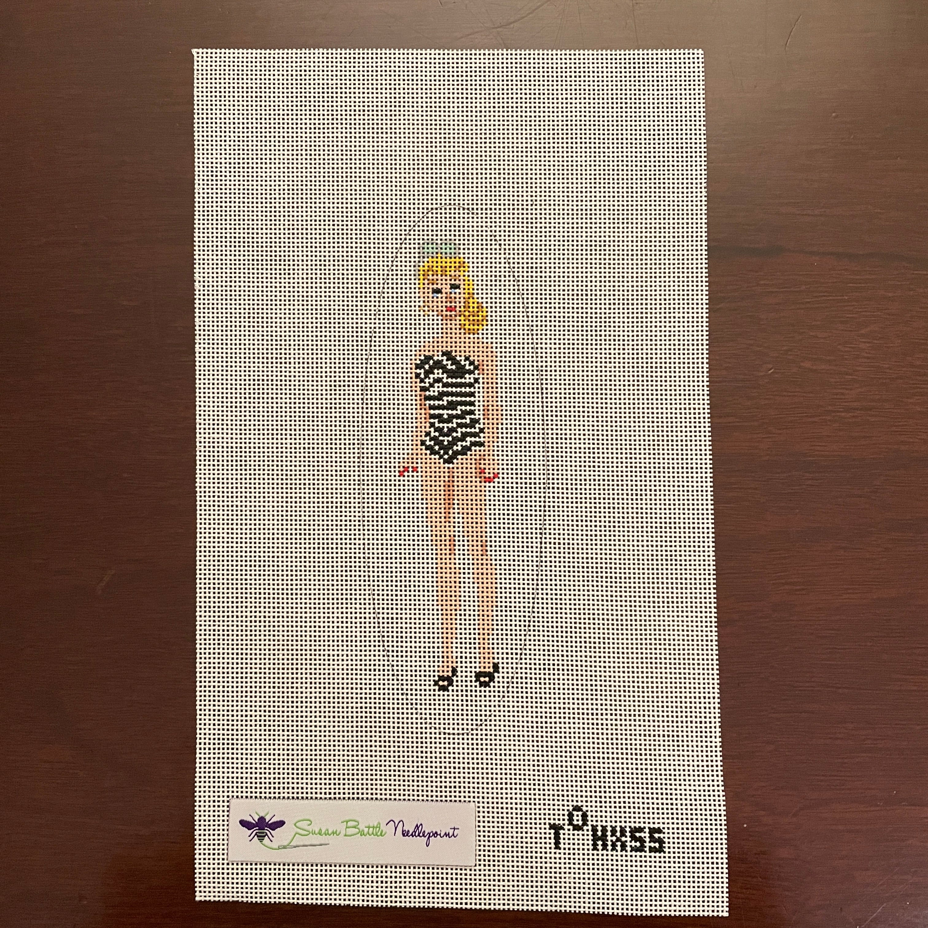 OG Barbie Oval – The Needlepoint Clubhouse