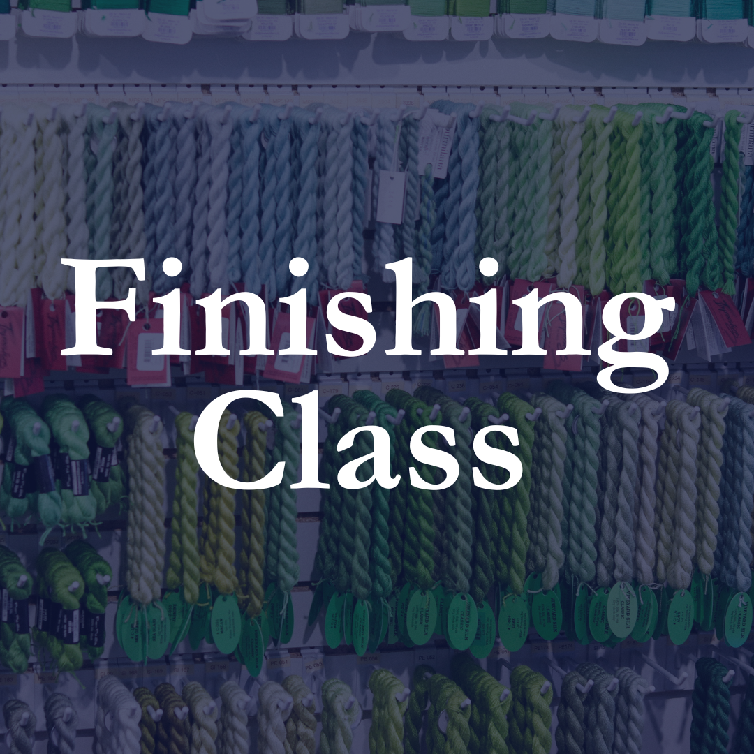 March 19, 2026 | 4" Round Finishing Class – The Needlepoint Clubhouse